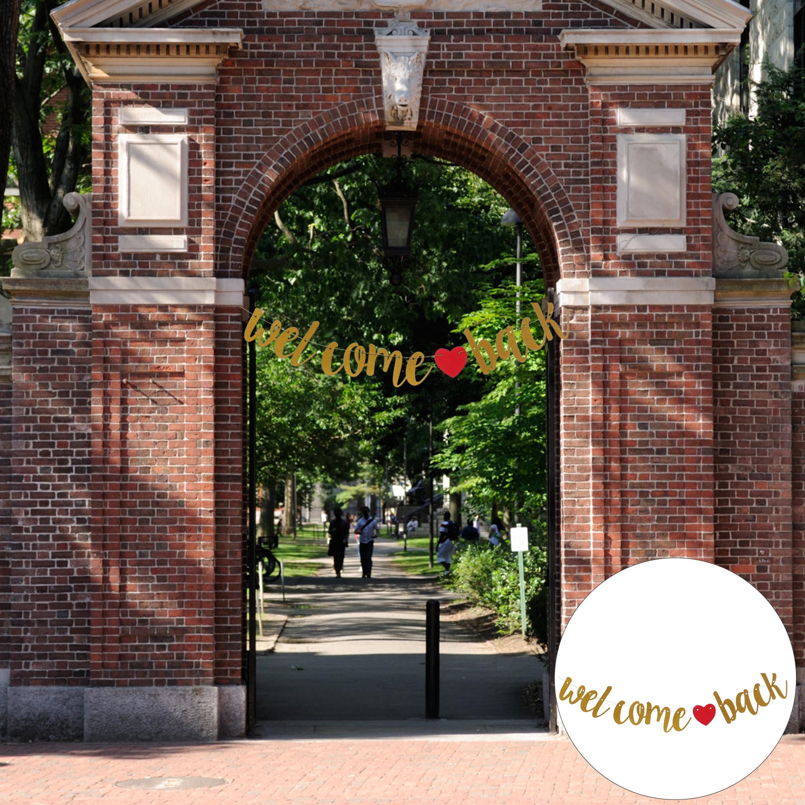 MLINS Back to Welcome Banner School Classroom Door Decoration Campus ...