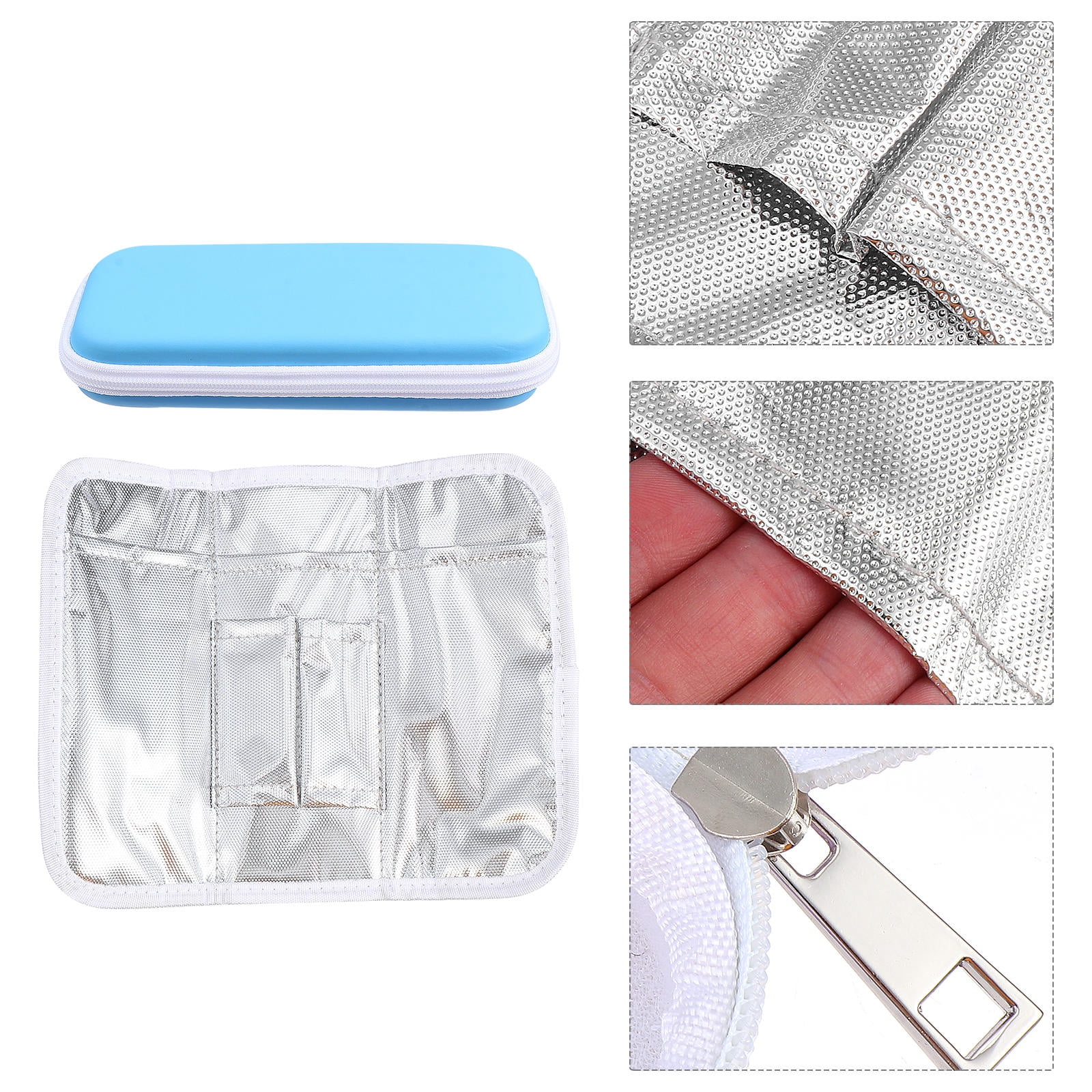 MLINS Bag Insulin Ice Packs Diabetic Insulin Cooler Travel 23x10x3.5cm ...