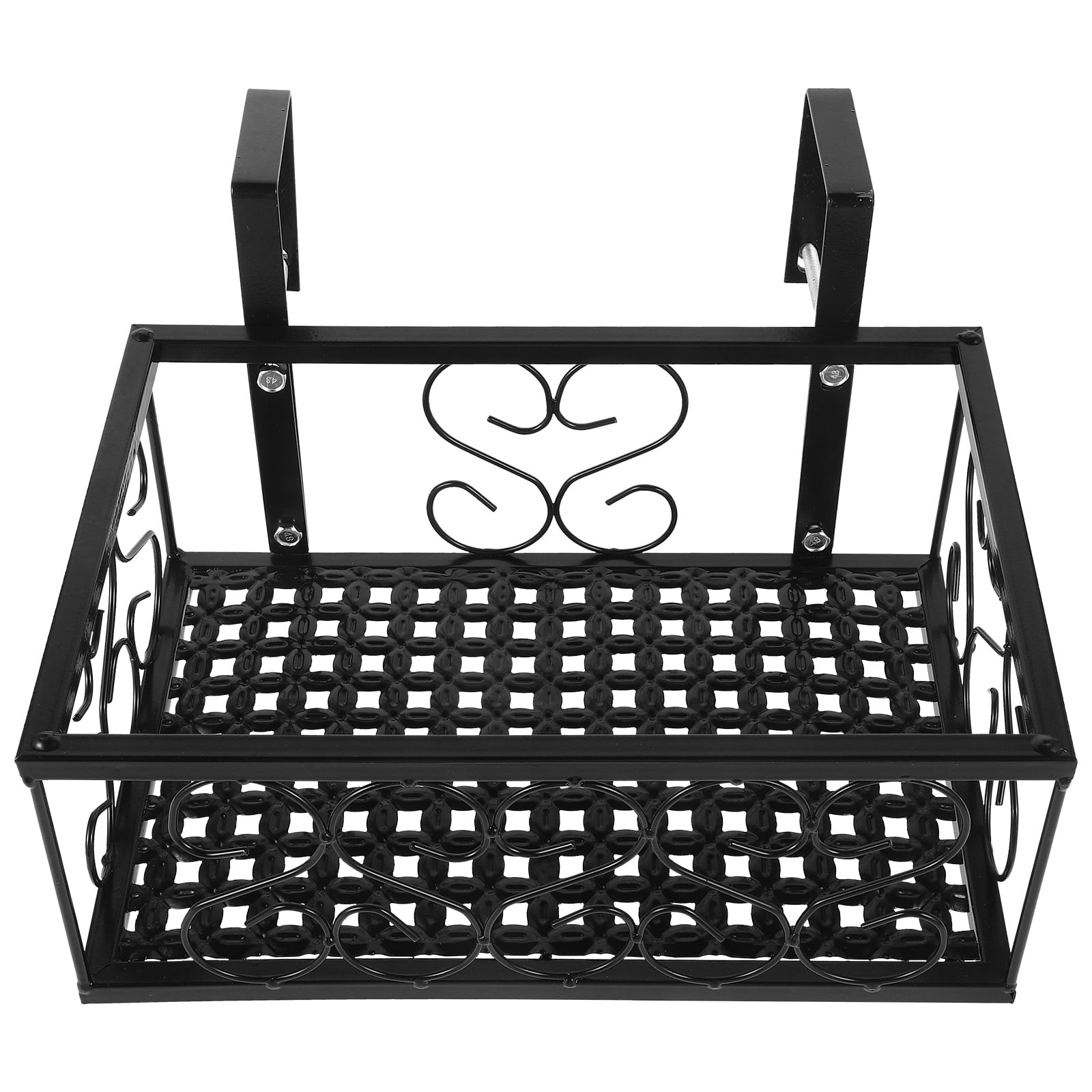 MLINS Balcony Flowerpot Hanging Rack Plant Pot Storage Rack Hanging ...