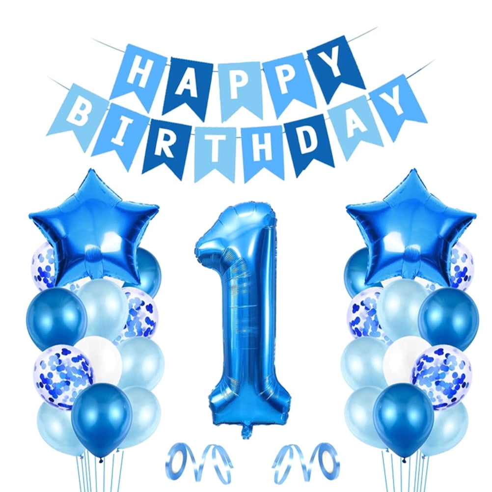 MLINS Balloon Garland Kit Happy Birthday Banners Number Balloons Baby ...