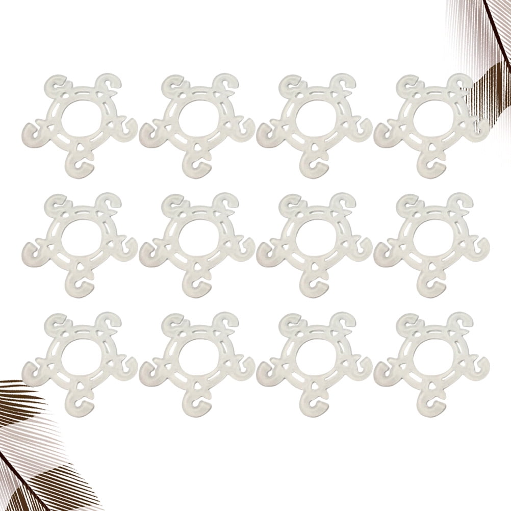 MLINS Balloons Clips for Sealing Balloons Made of Plastic White Color ...