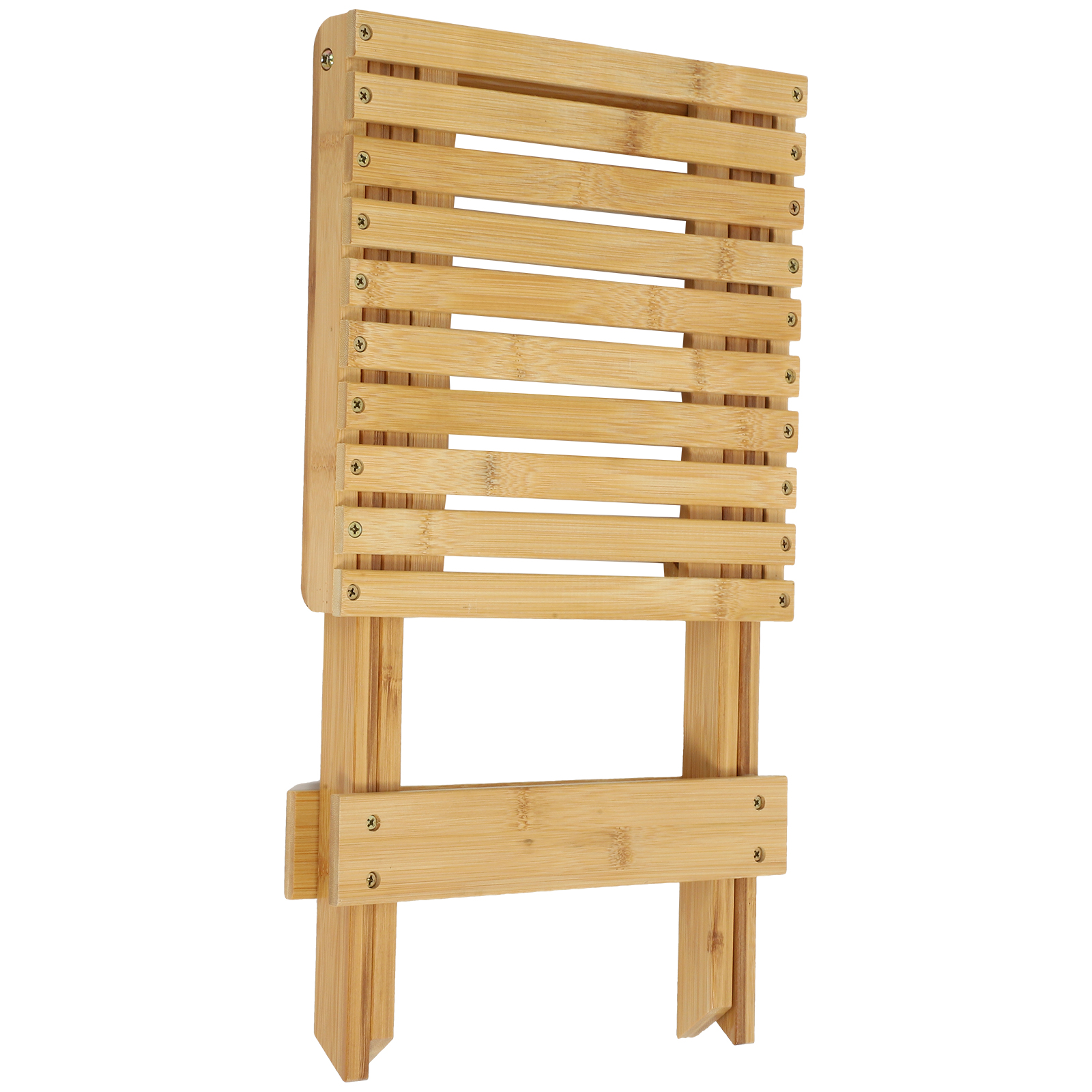 MLINS Bamboo Foldable Stool Shoe Changing Stool Small Stool Indoor ...