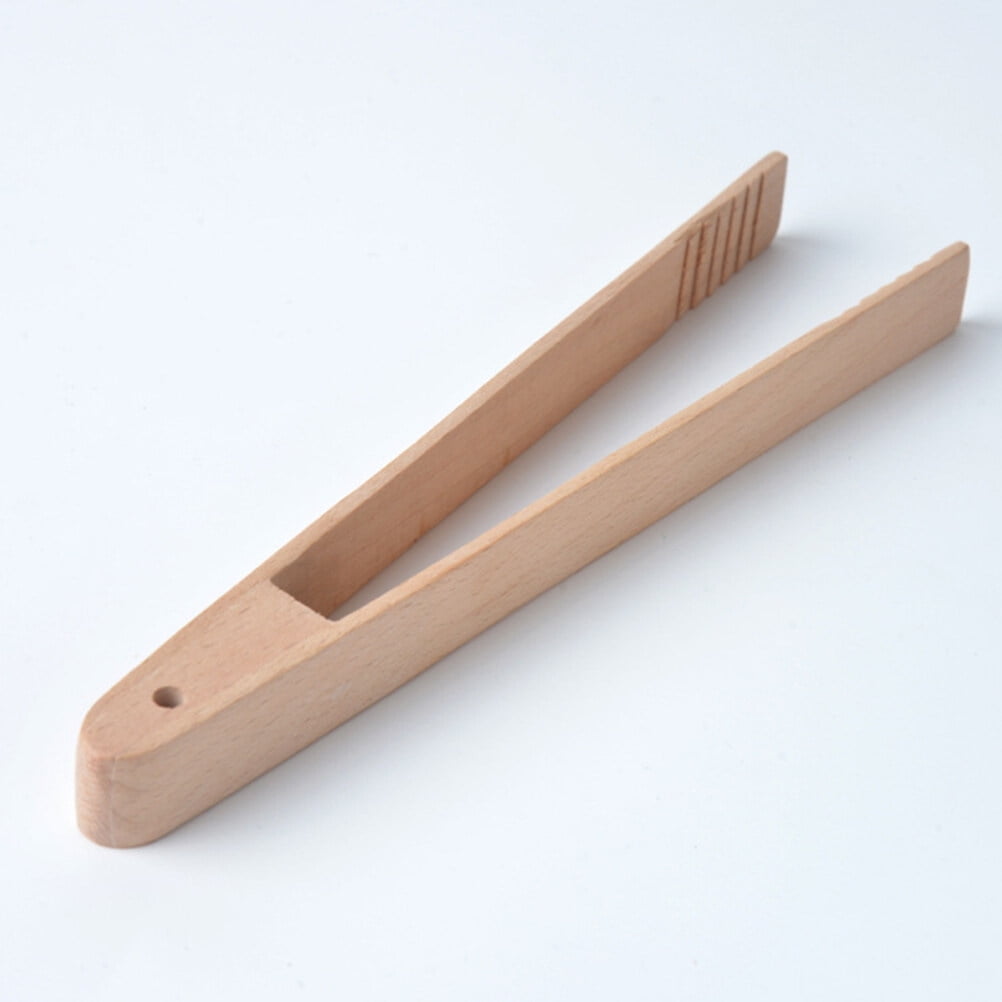 MLINS Bamboo Toaster Tongs 1 Pc Long Handle Design For In Cooking And ...