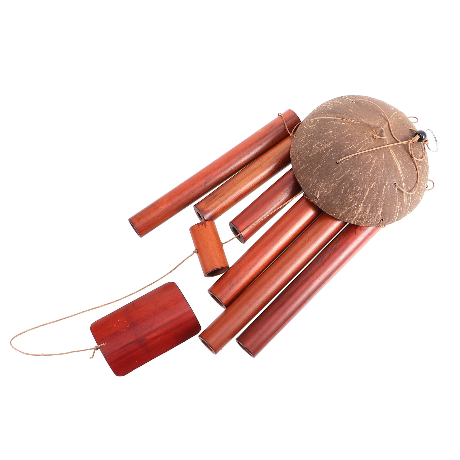 MLINS Bamboo Wind Chimes with Coconut Shell Material for Decorating ...