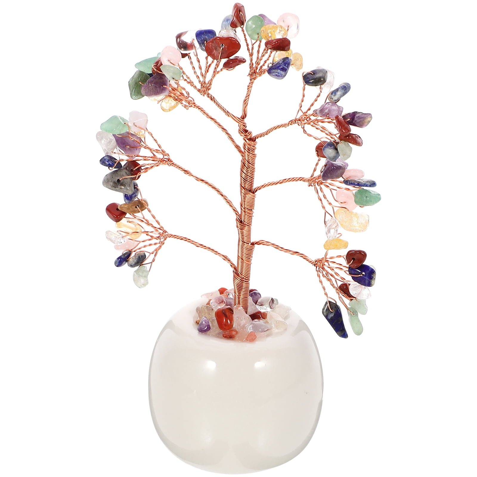 MLINS Based Crystal Tree Adornment Cabinet Statue Decor Tabletop Small ...