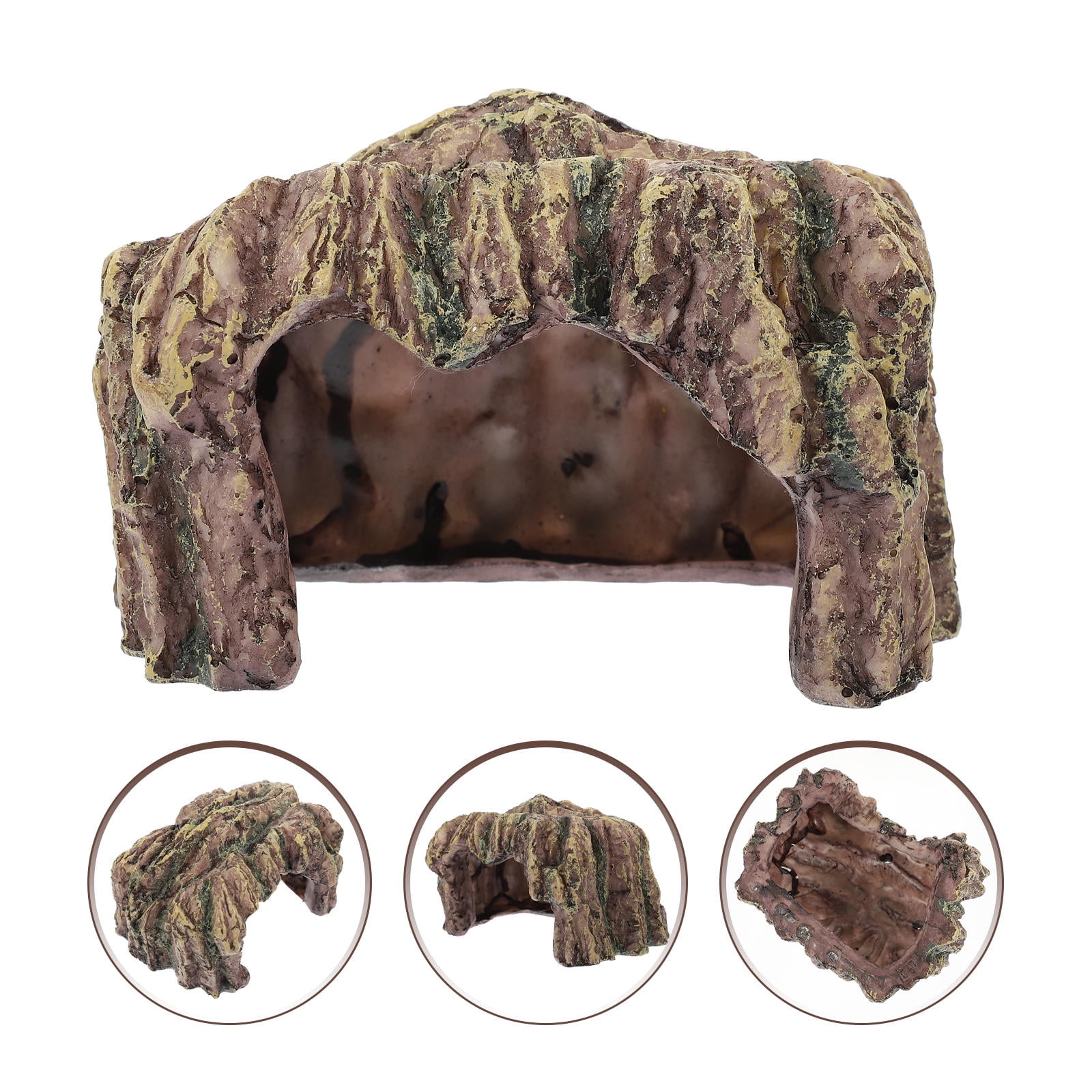 MLINS Basking Platform Turtle Cage Fish Tank Ornament 15X11X8CM ...