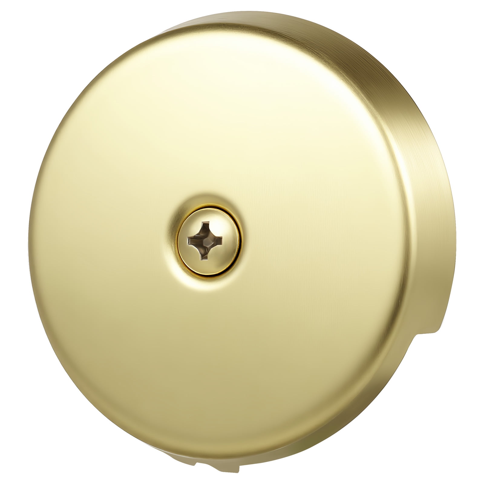 FELTECHELECTR Bathtub Drain Overflow Stopper Golden Stainless Steel ...