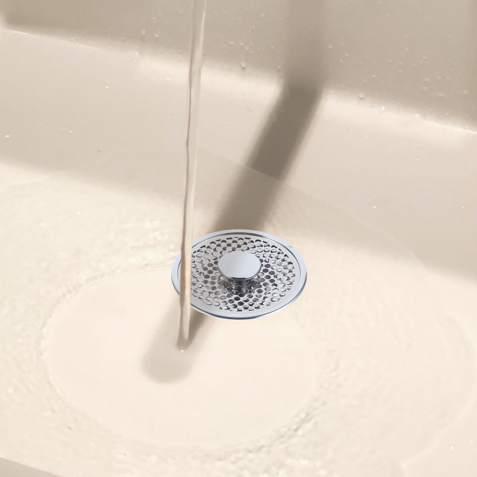MLINS Bathtub Drain Plug Universal Bathroom Sink Stopper Plug Drainer ...