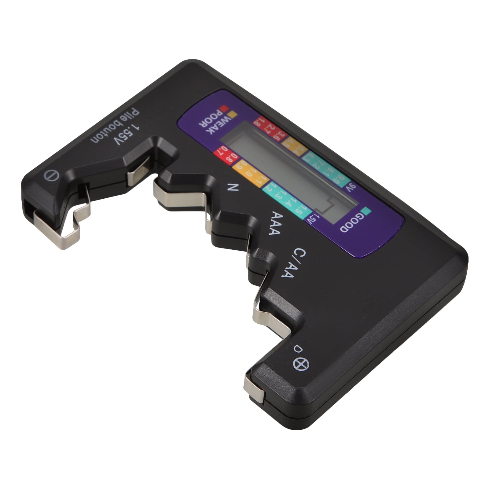 MLINS Battery Testing Tool AAA Checker Device Charger Button Black ...