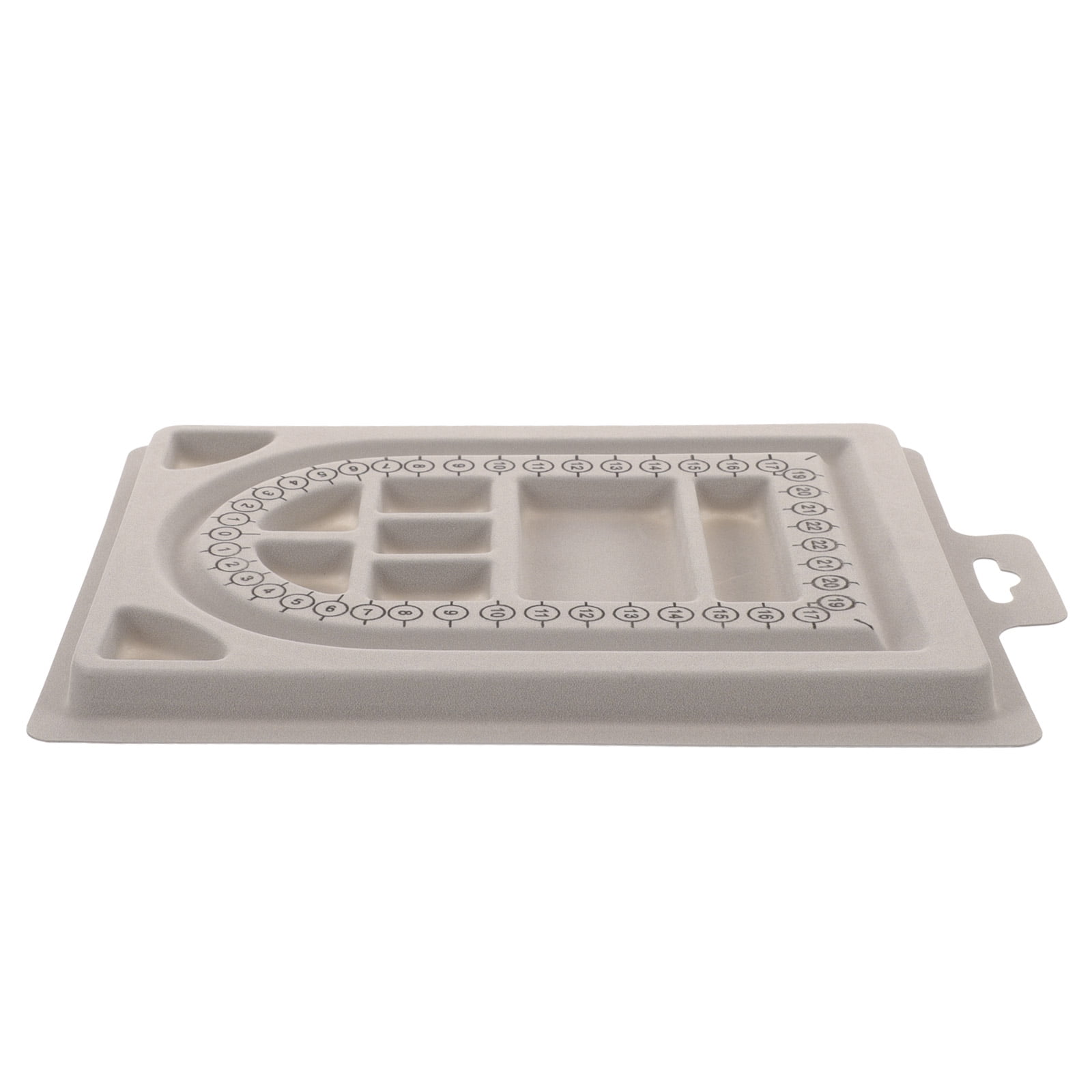 MLINS Bead Design Board Tray for Jewelry Making with Groove Plastic ...