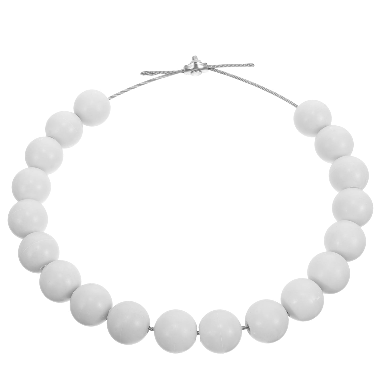 MLINS Beaded Flag Retainer Ring Flagpole Beads Chain Ring Flag Pole ...