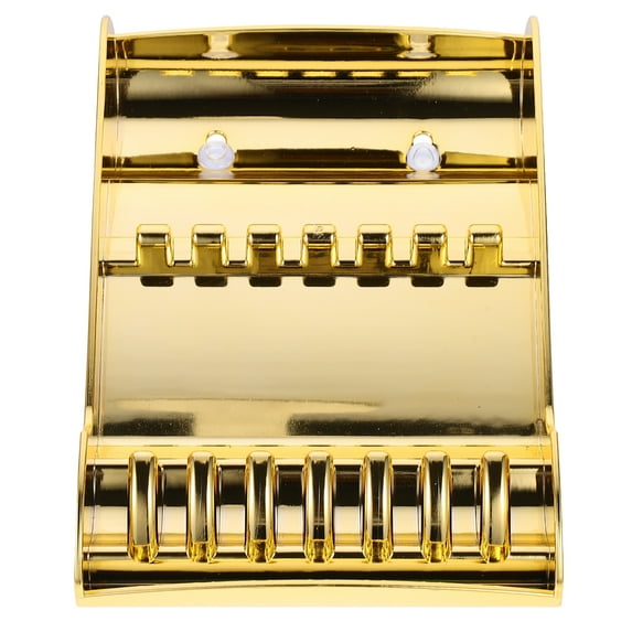 DINHEAROM Barber Shop Storage Rack Scissors Holder Rack Golden 1Pack 8 ...