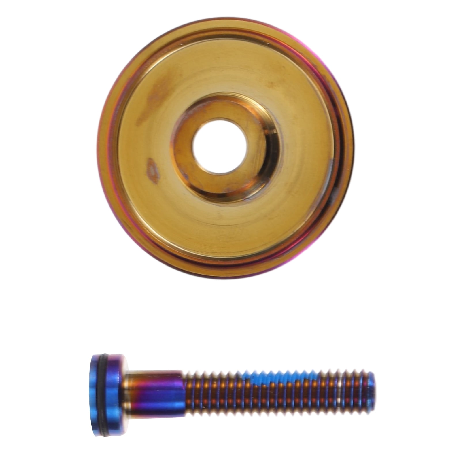 MLINS Bell Titanium Stem Cover Headset Cap Bike Headset Cap 3X2.8X2.8CM ...