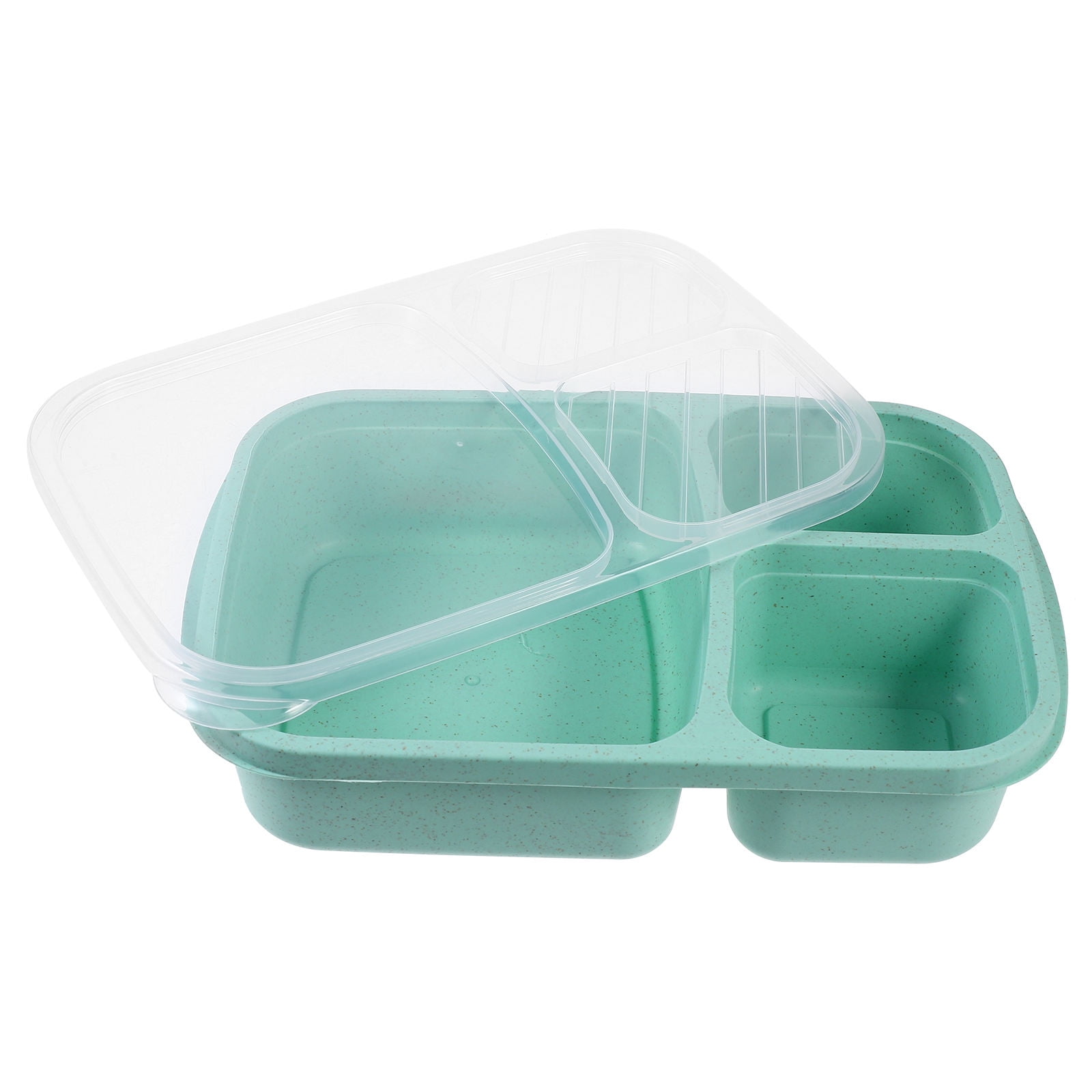 MLINS Bento Lunch Box Camping Snack Box Salad Container 3-compartment ...