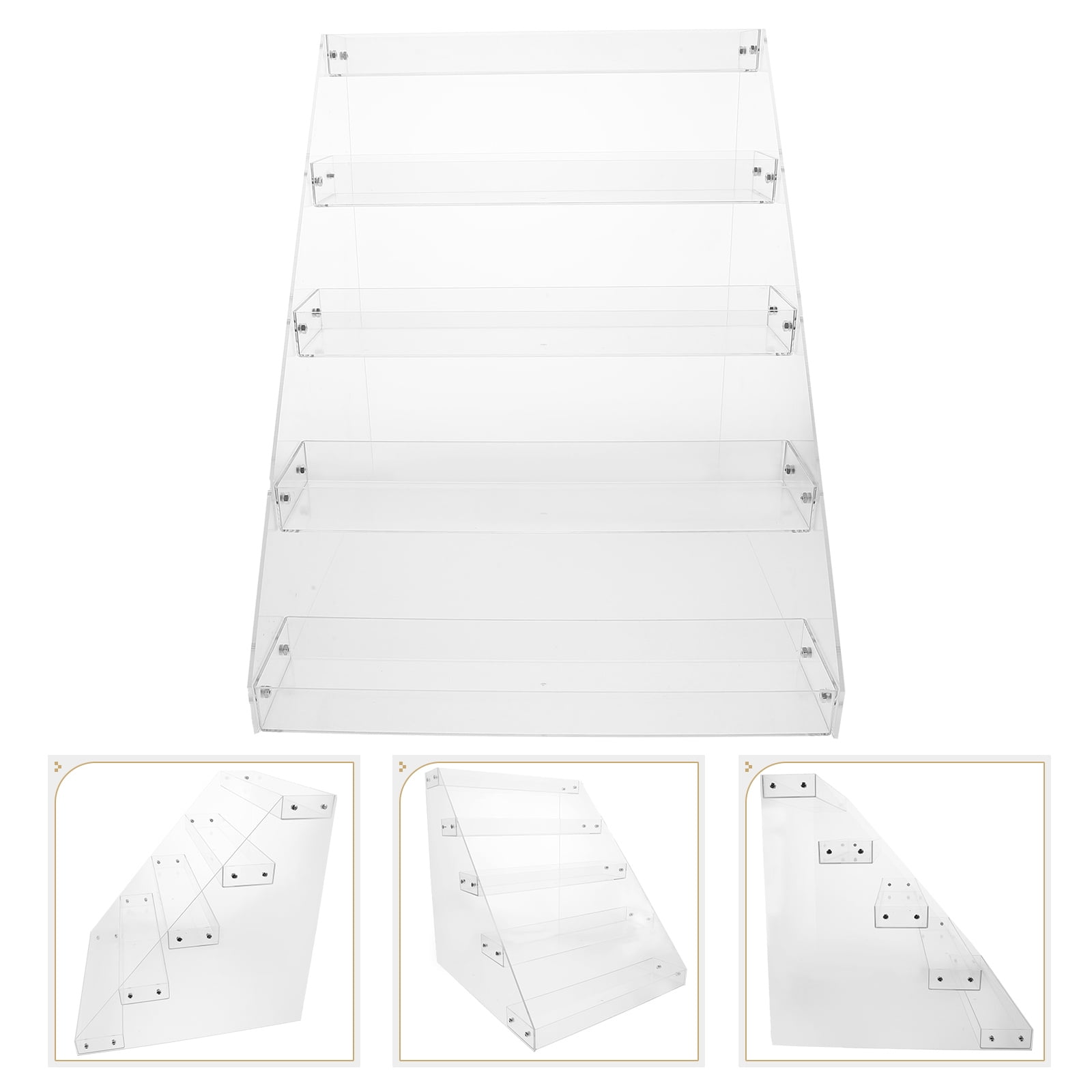 PTOOTP Acrylic Beverage Display Stand Transparent Multi-Layer Riser ...