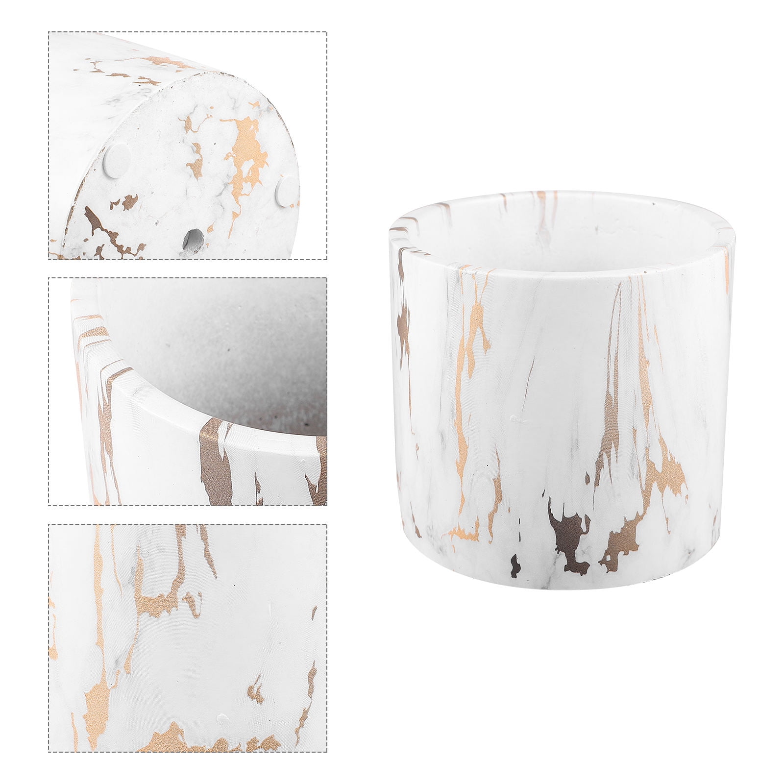 MLINS Big Plant Pot Extra Large Pots Outdoor Garden Decoration Marble ...
