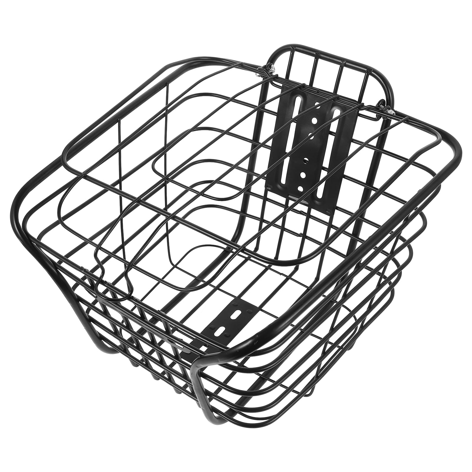 MLINS Bike Basket Handlebar Basket with Lid, Wire Mesh Cycling Basket ...