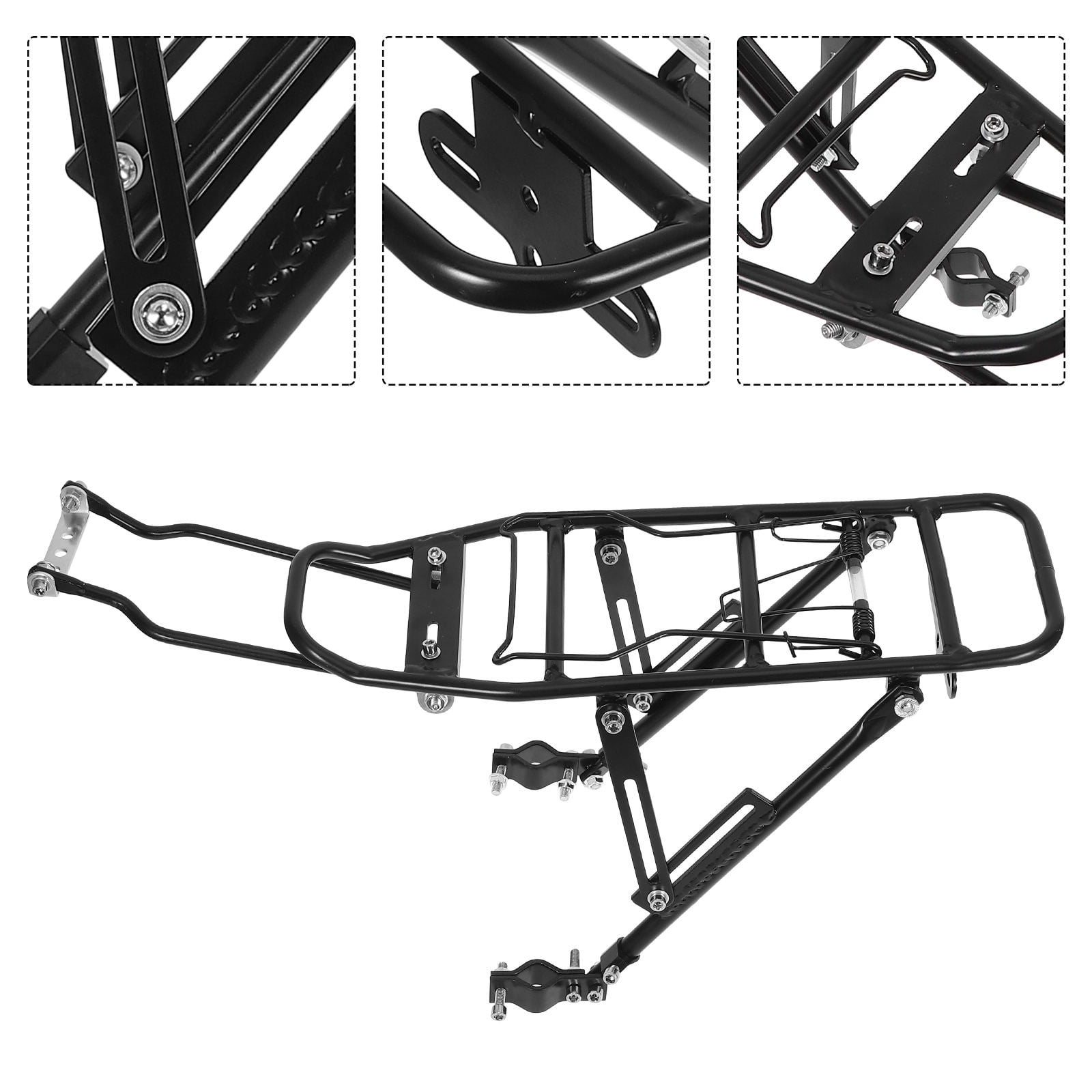 MLINS Bike Rear Rack for Folding Bikes with High Strength Aluminum ...