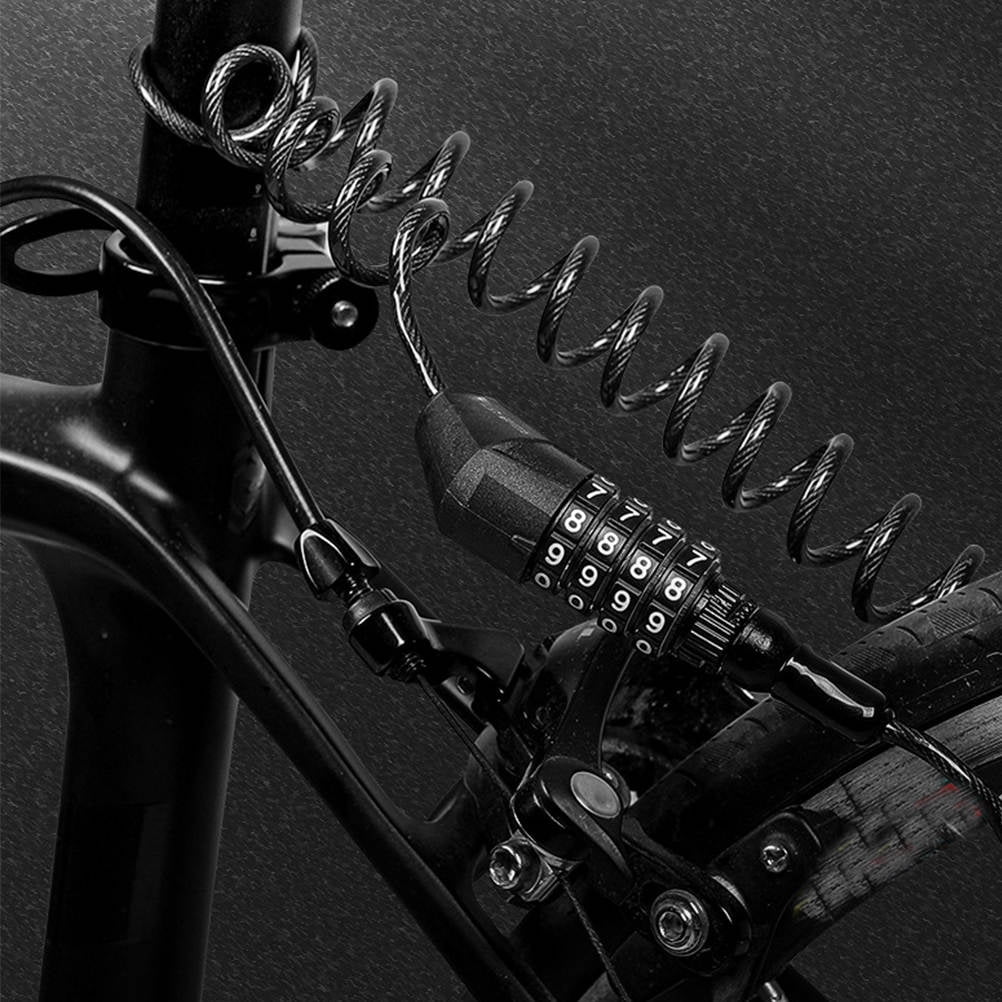 MLINS Bike Security Lock Motorcycle Helmet Lock Antitheft Bike Cable ...