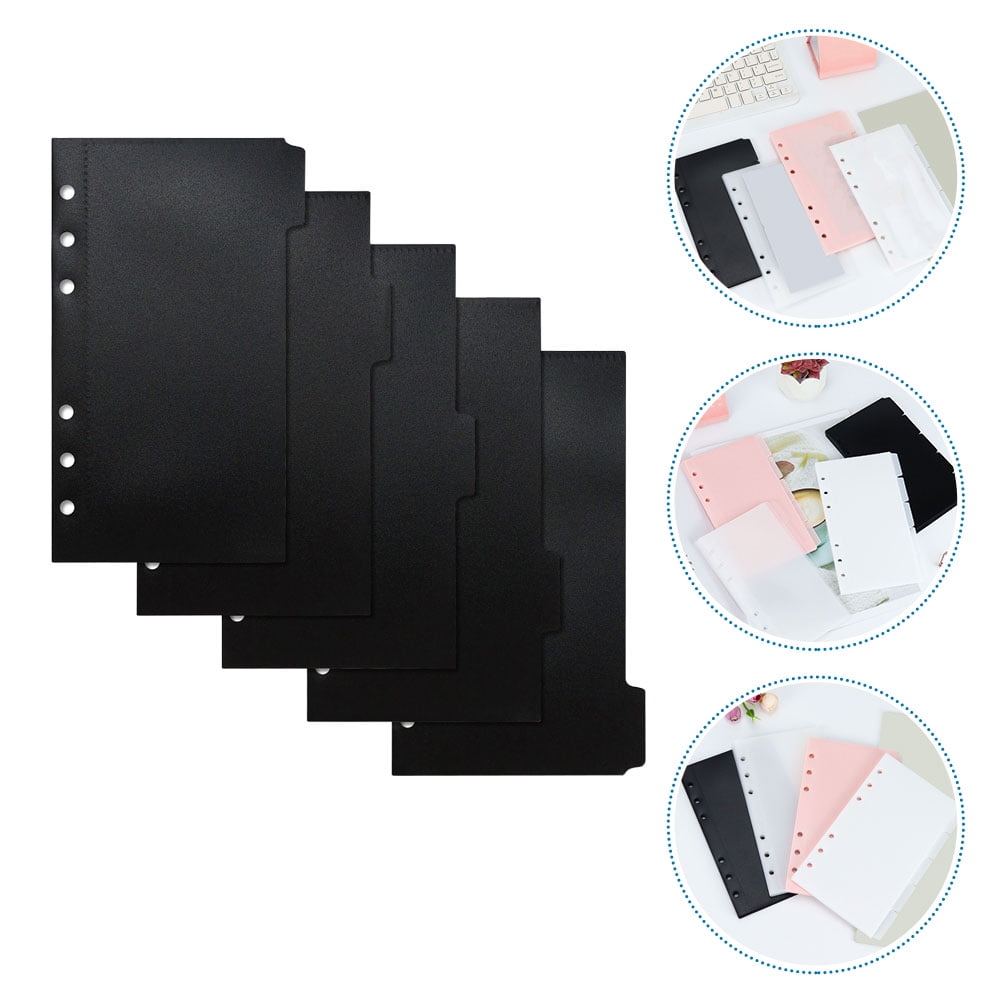 TEHAUX PP Binder Folders With Pockets For Office Work 5Pack 6.6X3.6X0 ...