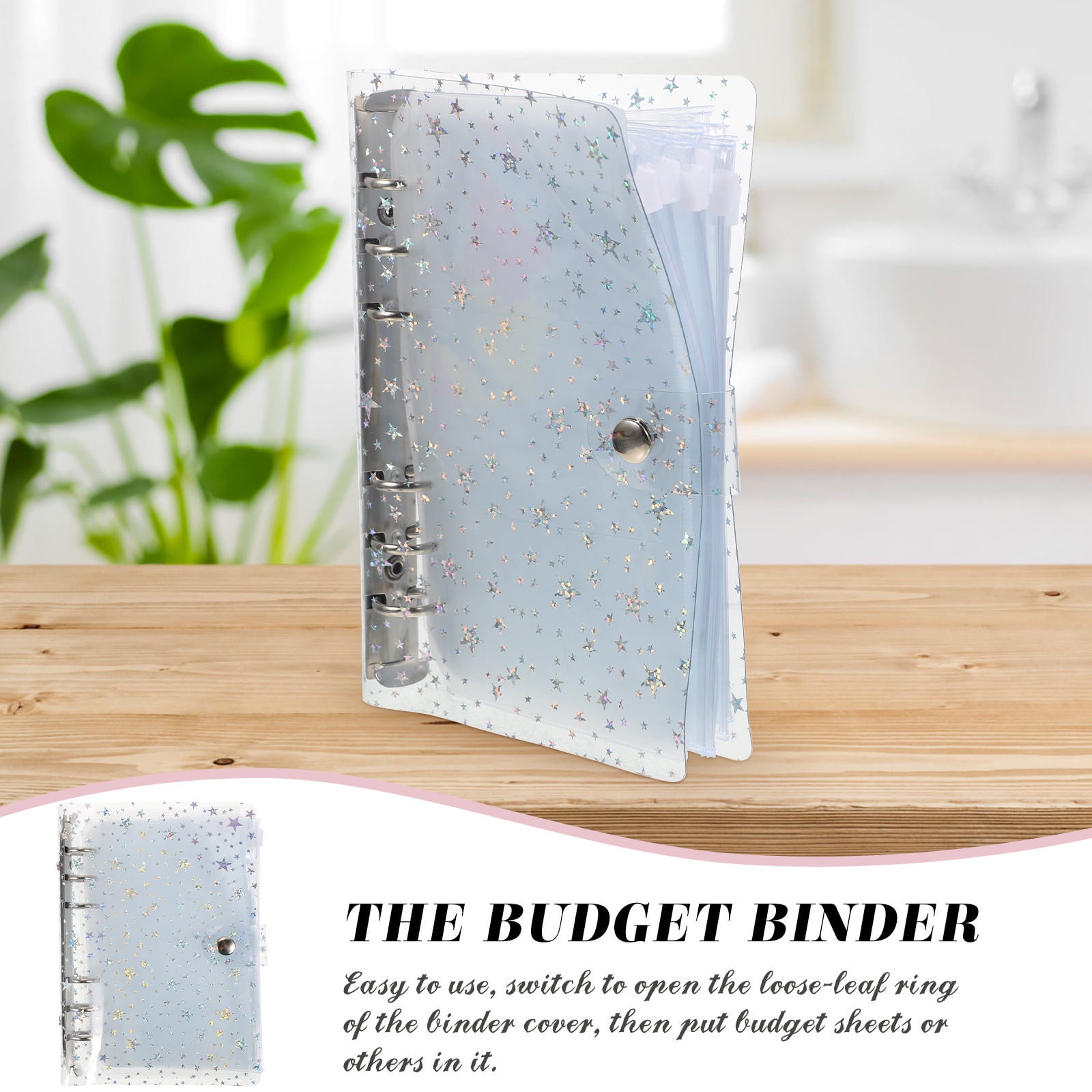 MLINS Binder Ledger Money Saving Organizer Budget Note Book White ...