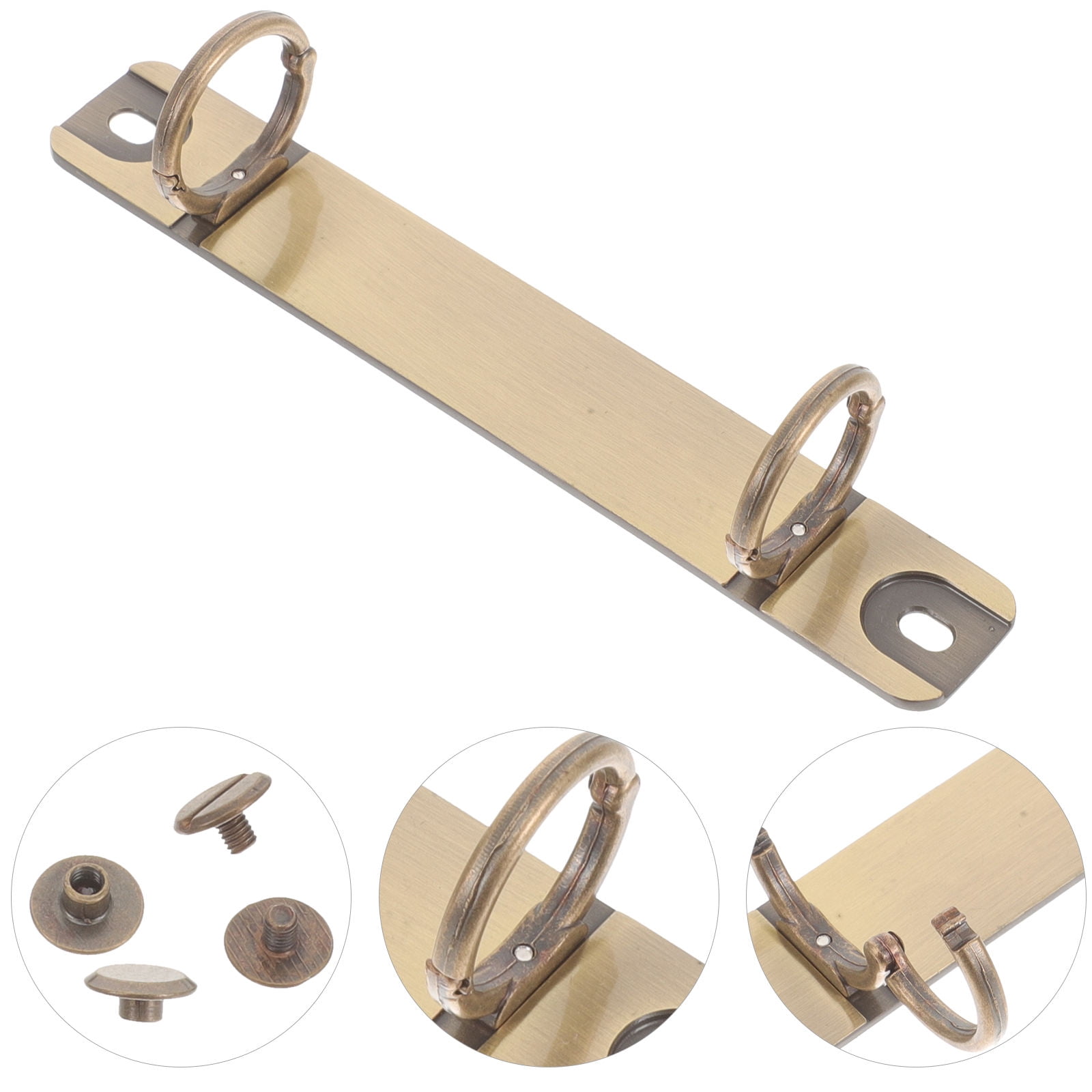 MLINS Binder Mechanism 2 Hole Binder Ring Mechanism DIY Loose Leaf Book ...