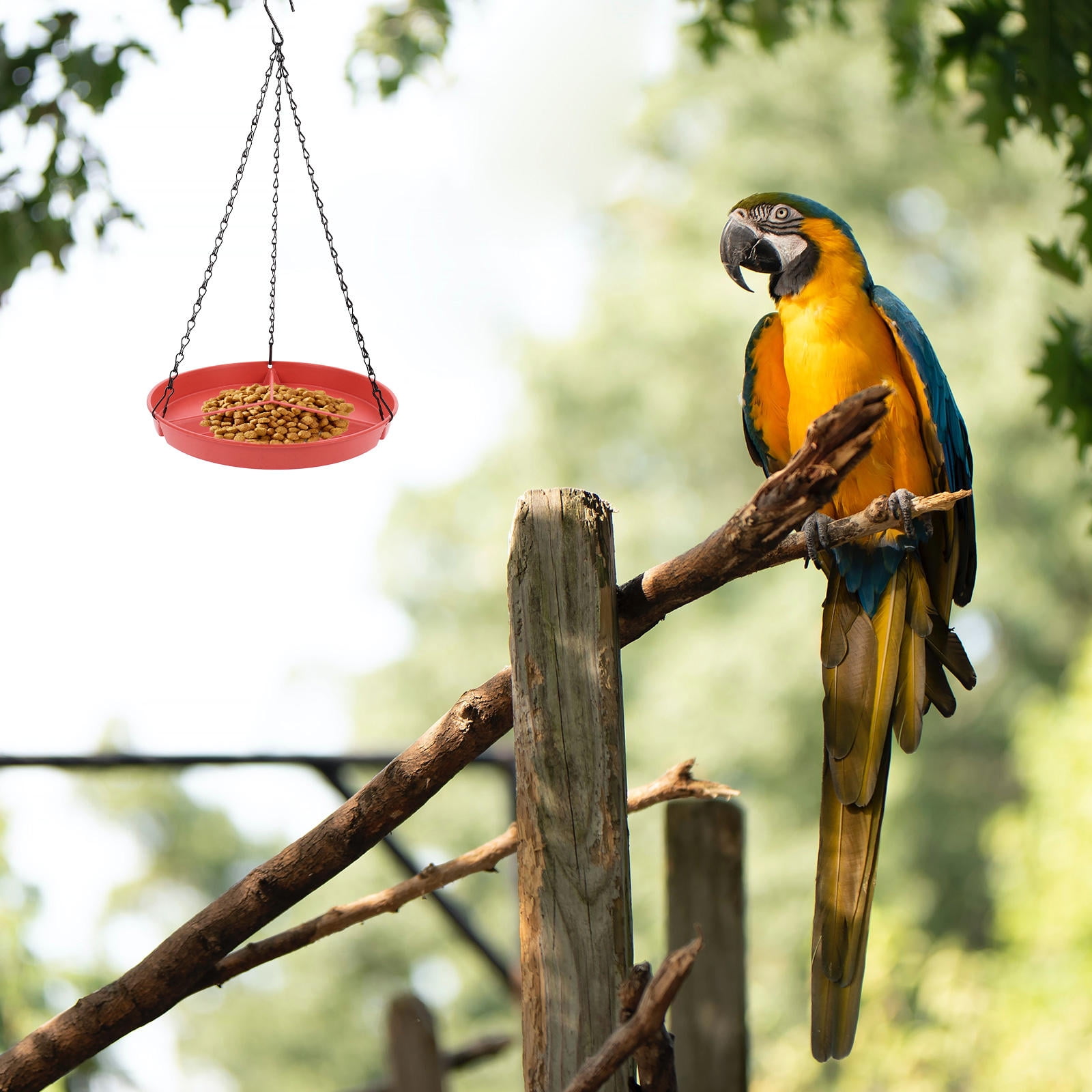 MLINS Bird Feeder Outdoor Hanging Bird Feeder Garden Bird Feeder ...