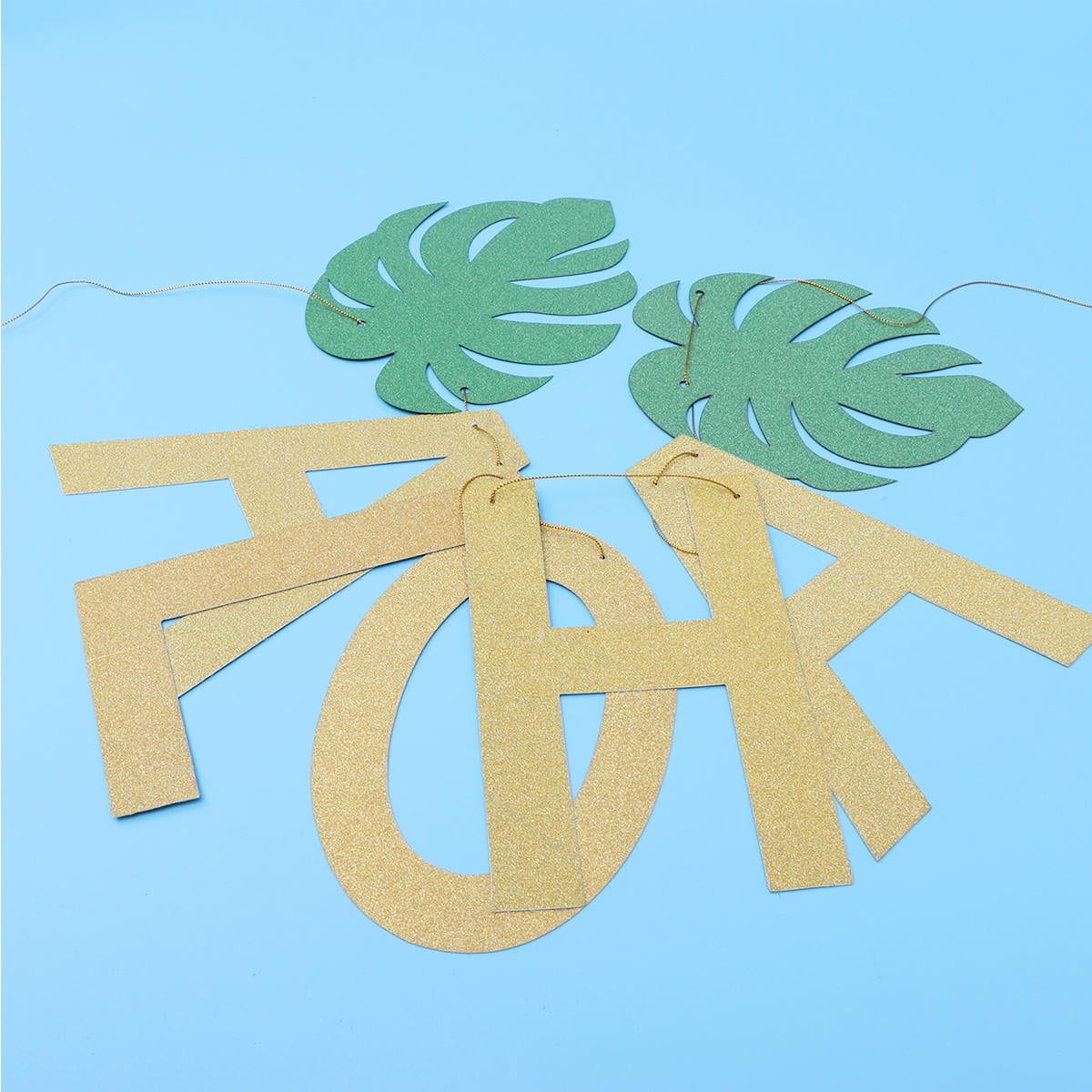 MLINS Birthday Party Latte Flowers Hanging Bunting - Walmart.com