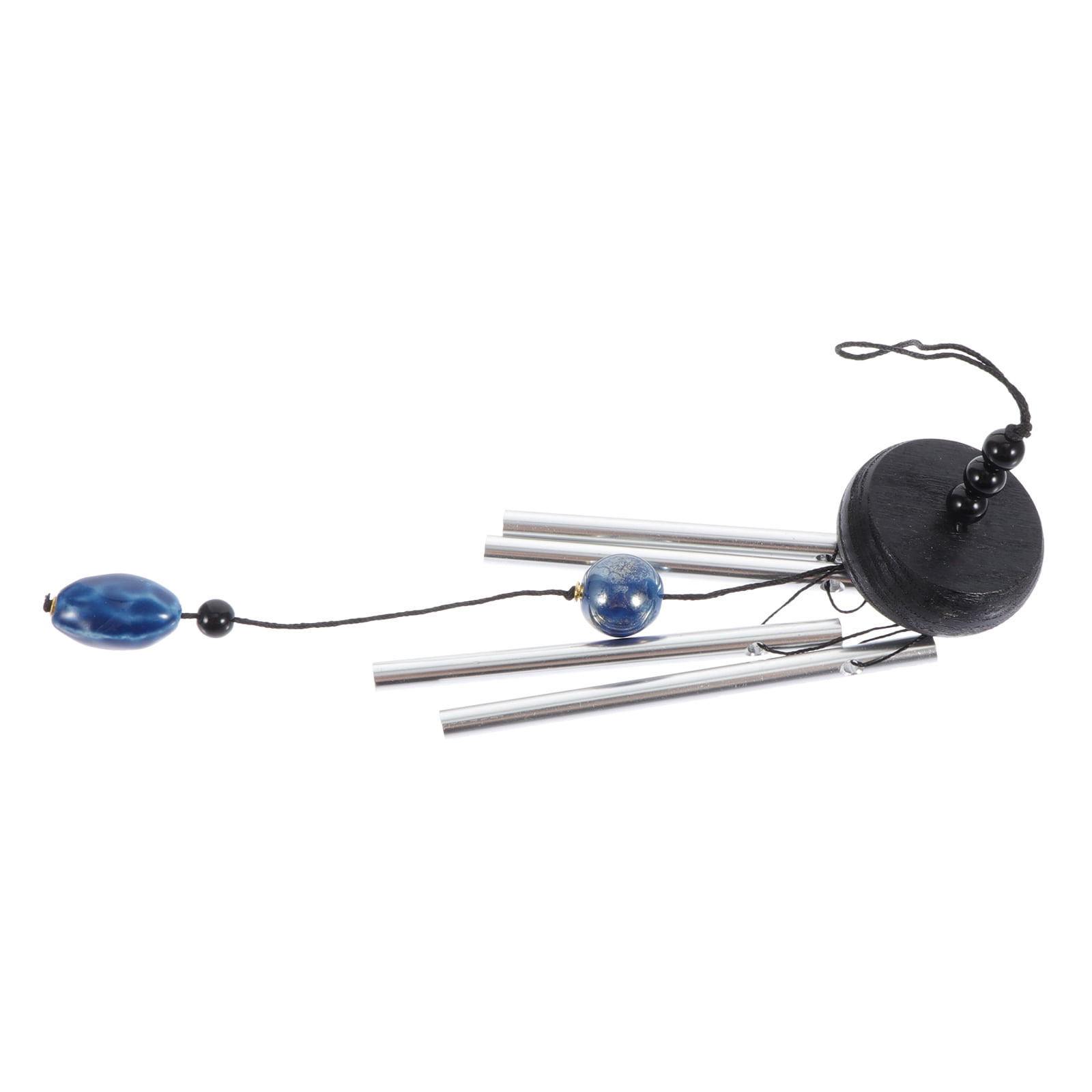 MLINS Black Aluminum Wind Chime Pendant for Home Decor with Gentle ...