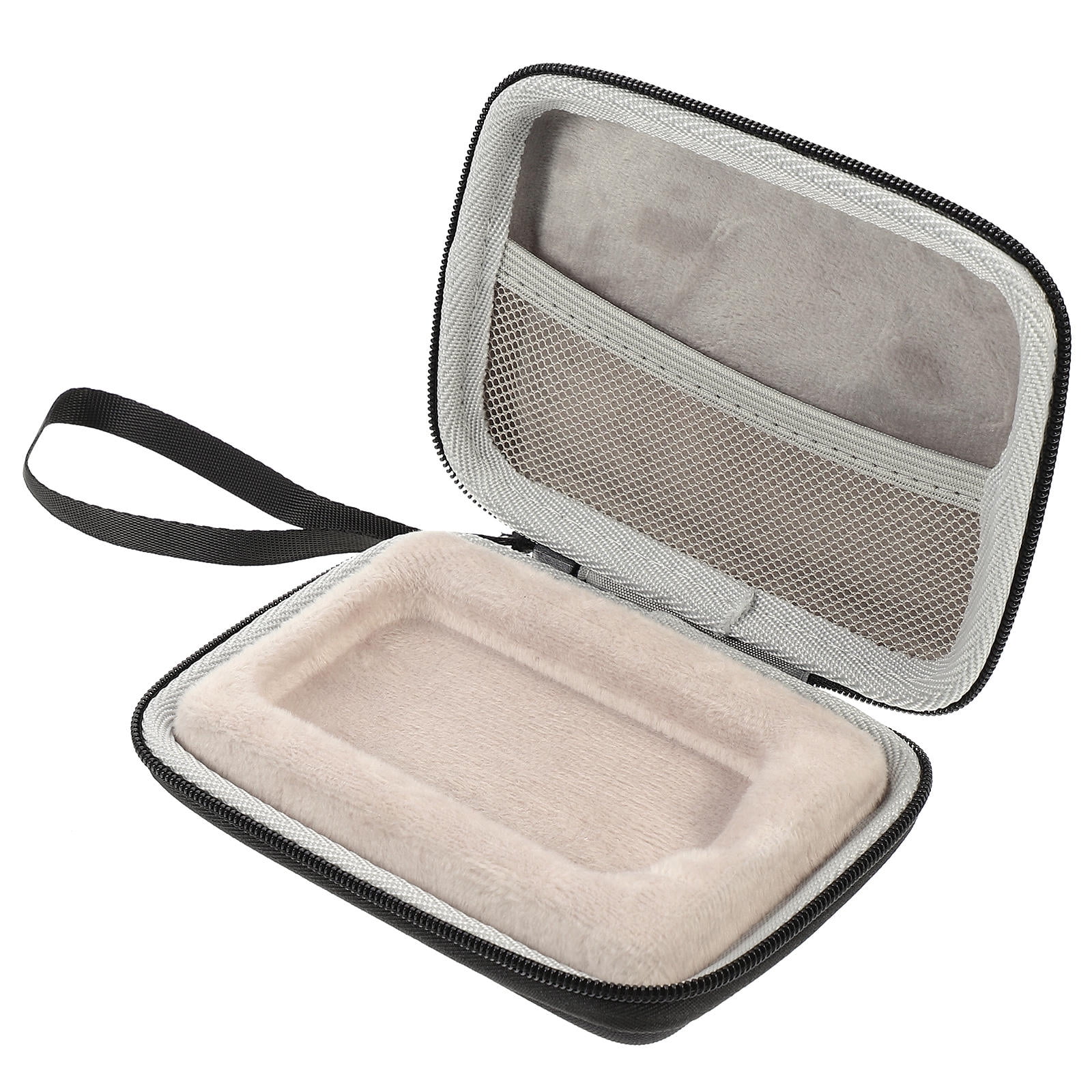 MLINS Black EVA Mobile HDD Storage Box for Safe Organizing with Zipper ...