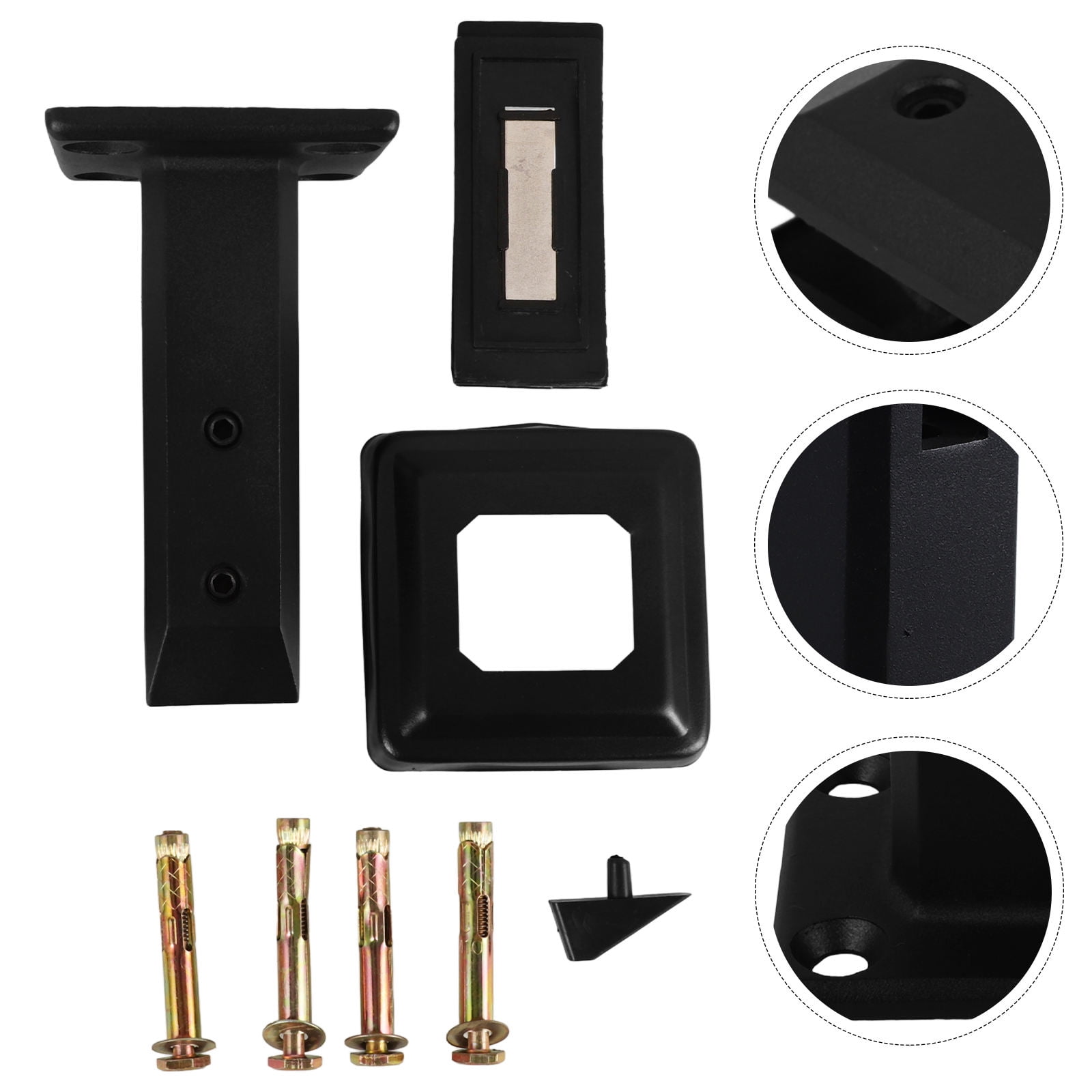 MLINS Black Glass Clamp for Holding Sturdy Stainless Steel Construction ...