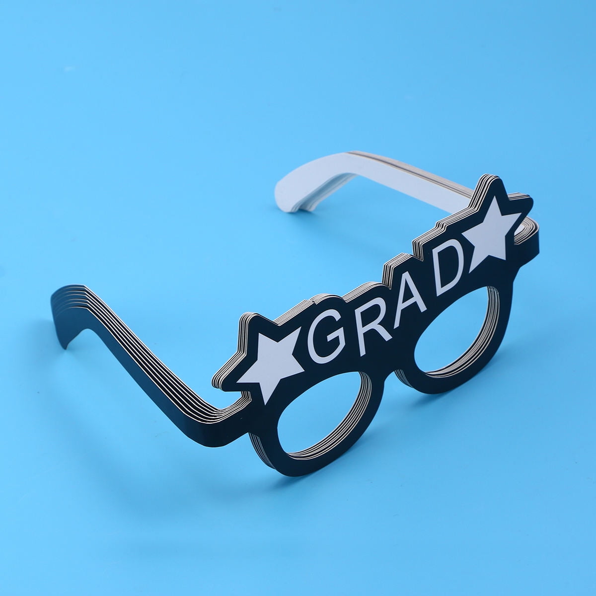 MLINS Black Graduation Party Glasses Photo Booth Props Made of High ...