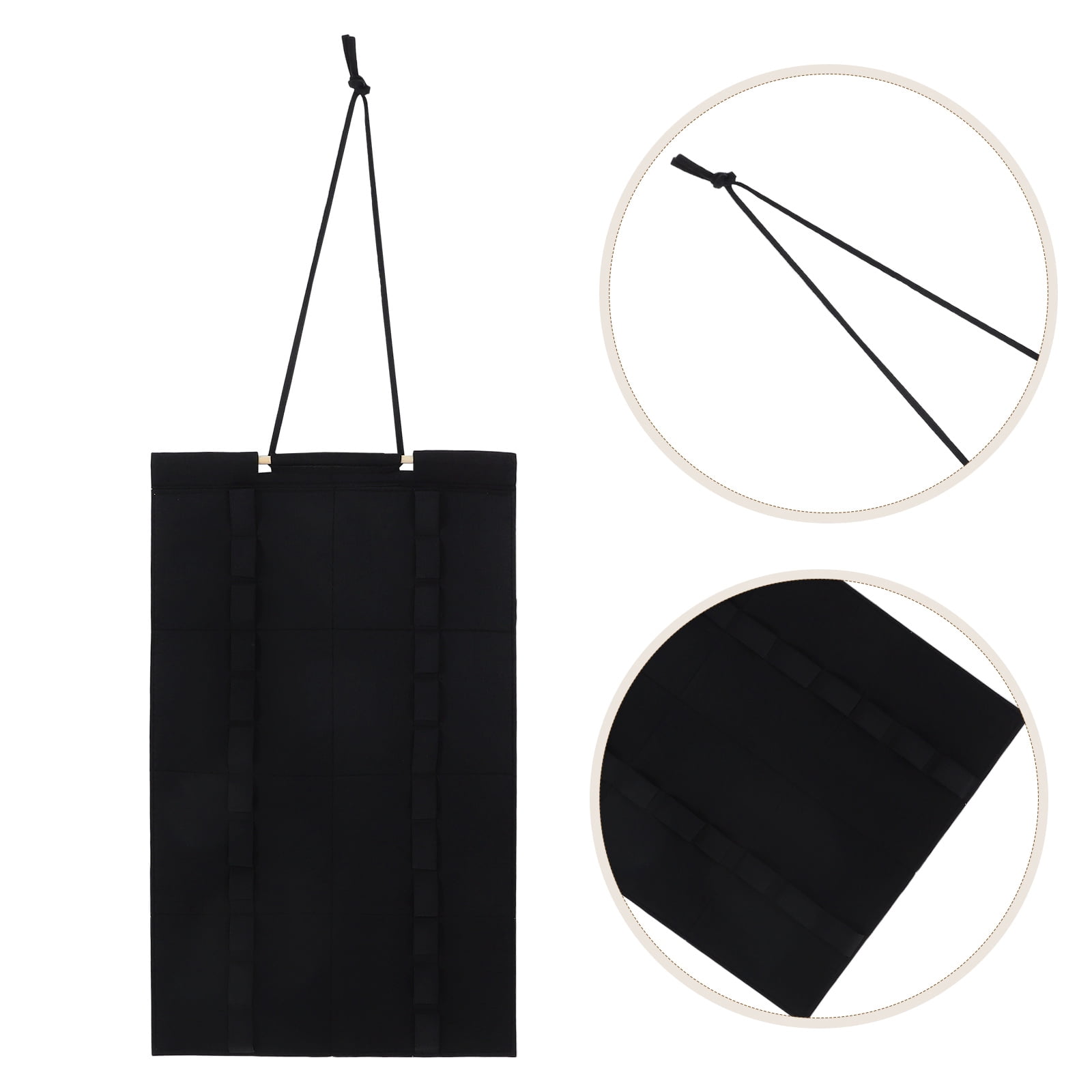 MLINS Black Martial Arts Belt Display Holder Hanging Organizer for ...