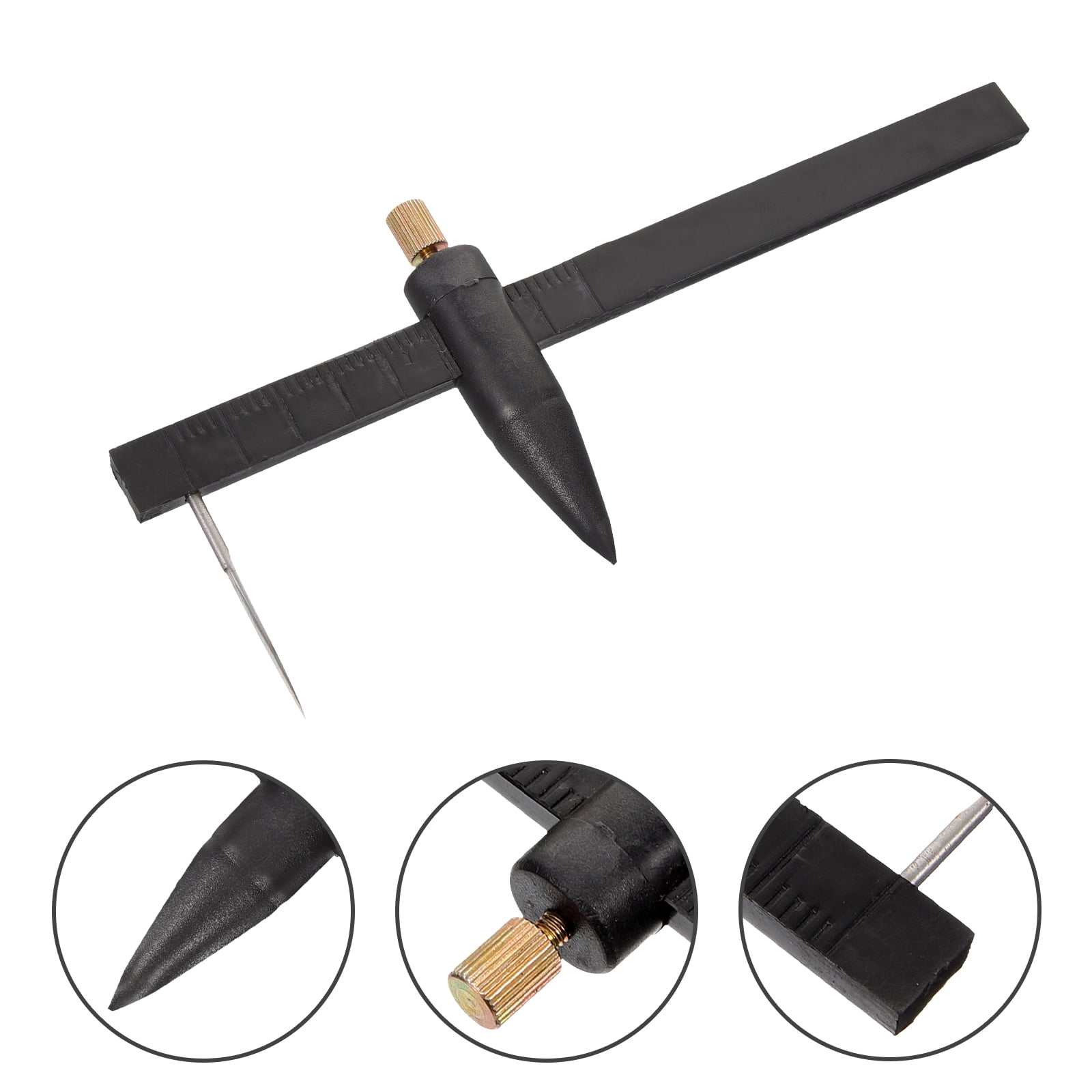 MLINS Black Plastic Circle Cutter for Pottery Craft Projects with ...