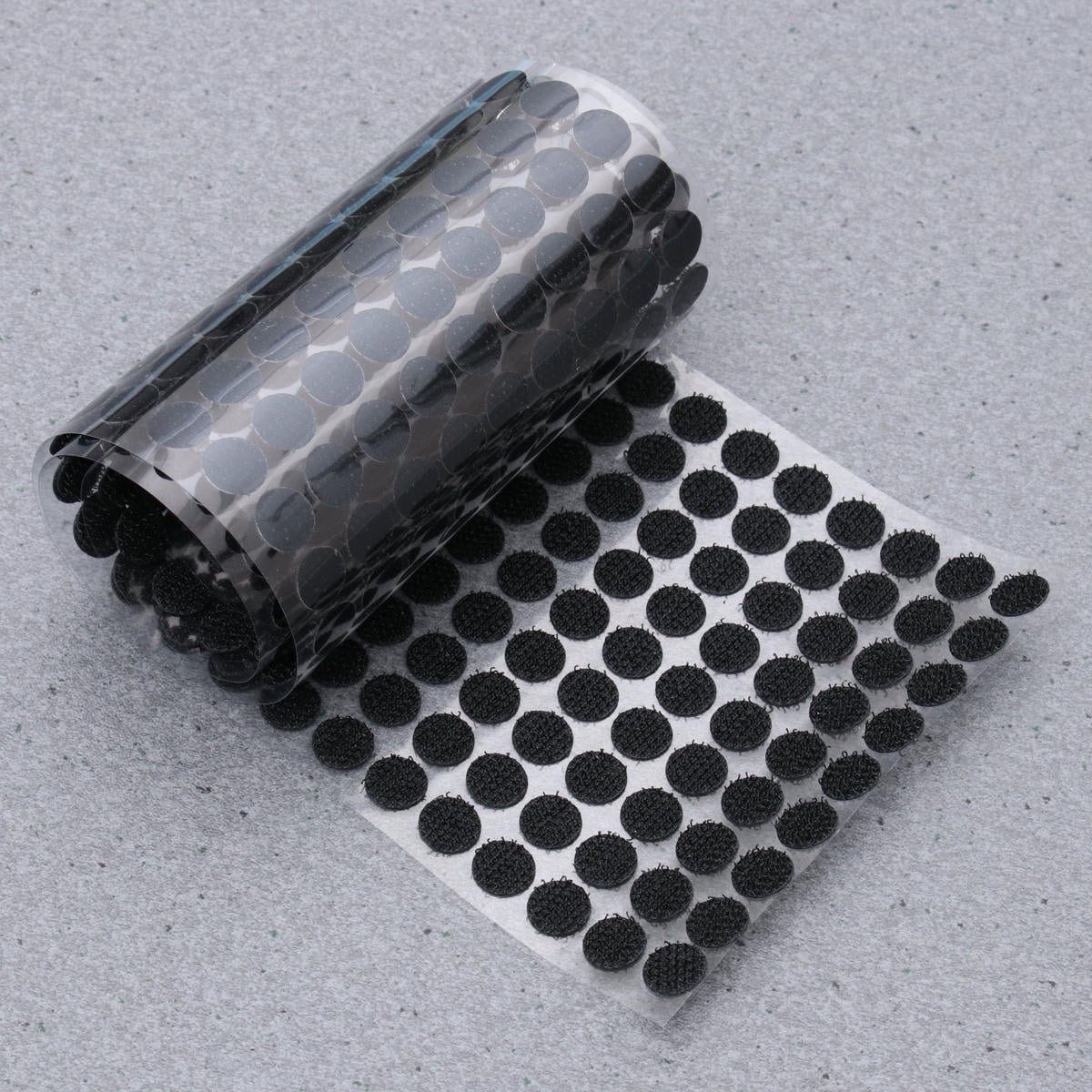 MLINS Black Nylon Self-Adhesive Dot Tapes for Hook Fastening, Small ...