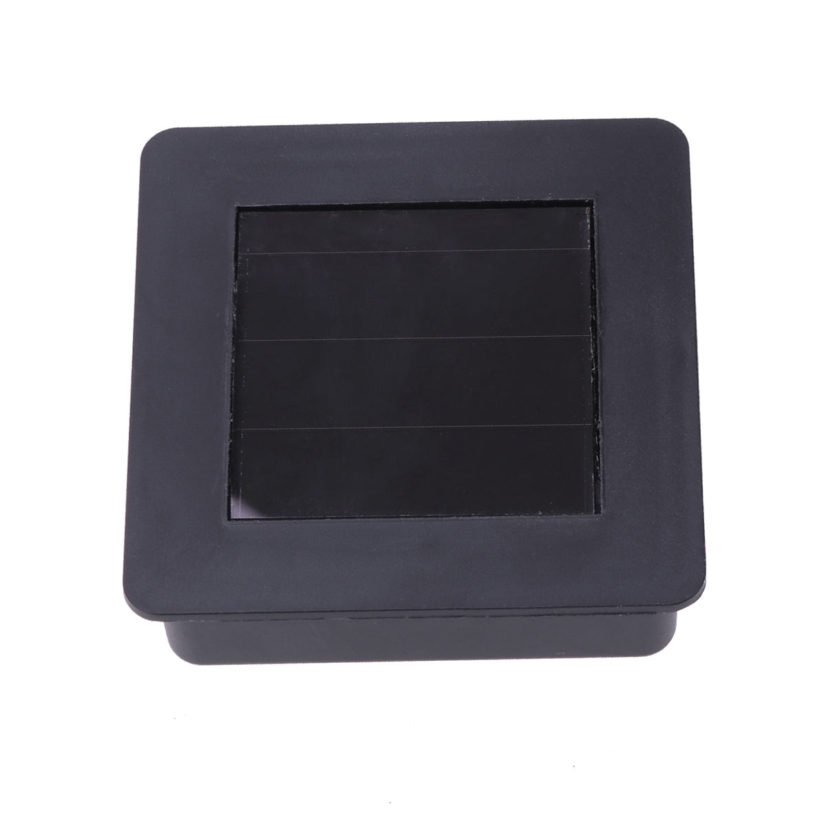 FELTECHELECTR Black Plastic Solar LED Light Cover 1Pcs 2.8x2.8x1.2in ...