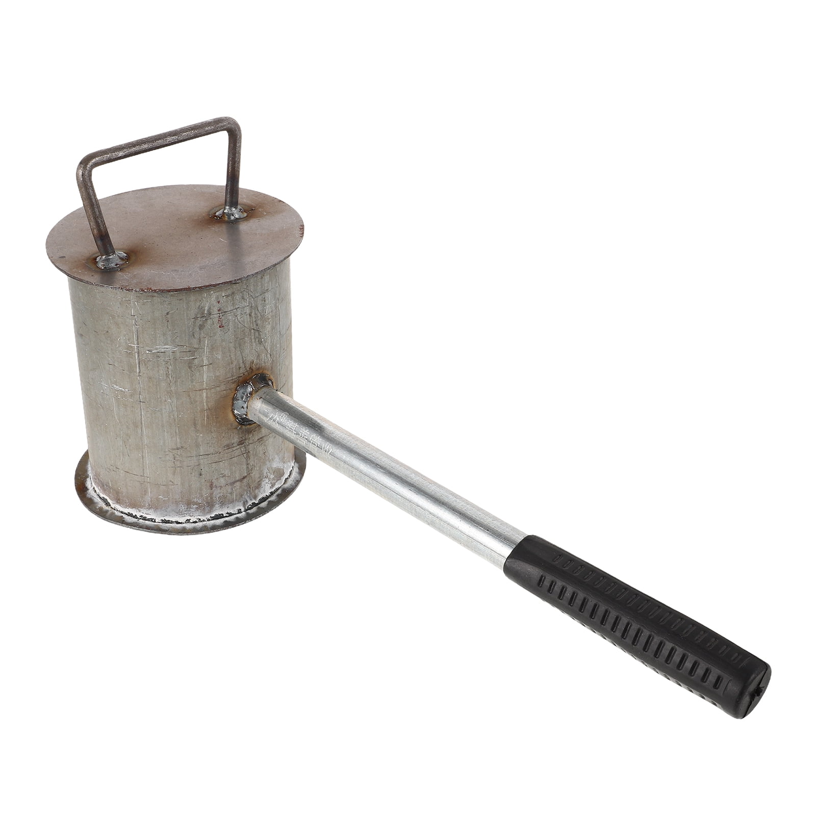 MLINS Black Steel BBQ Fire Extinguisher Pot with Handle for Commercial ...