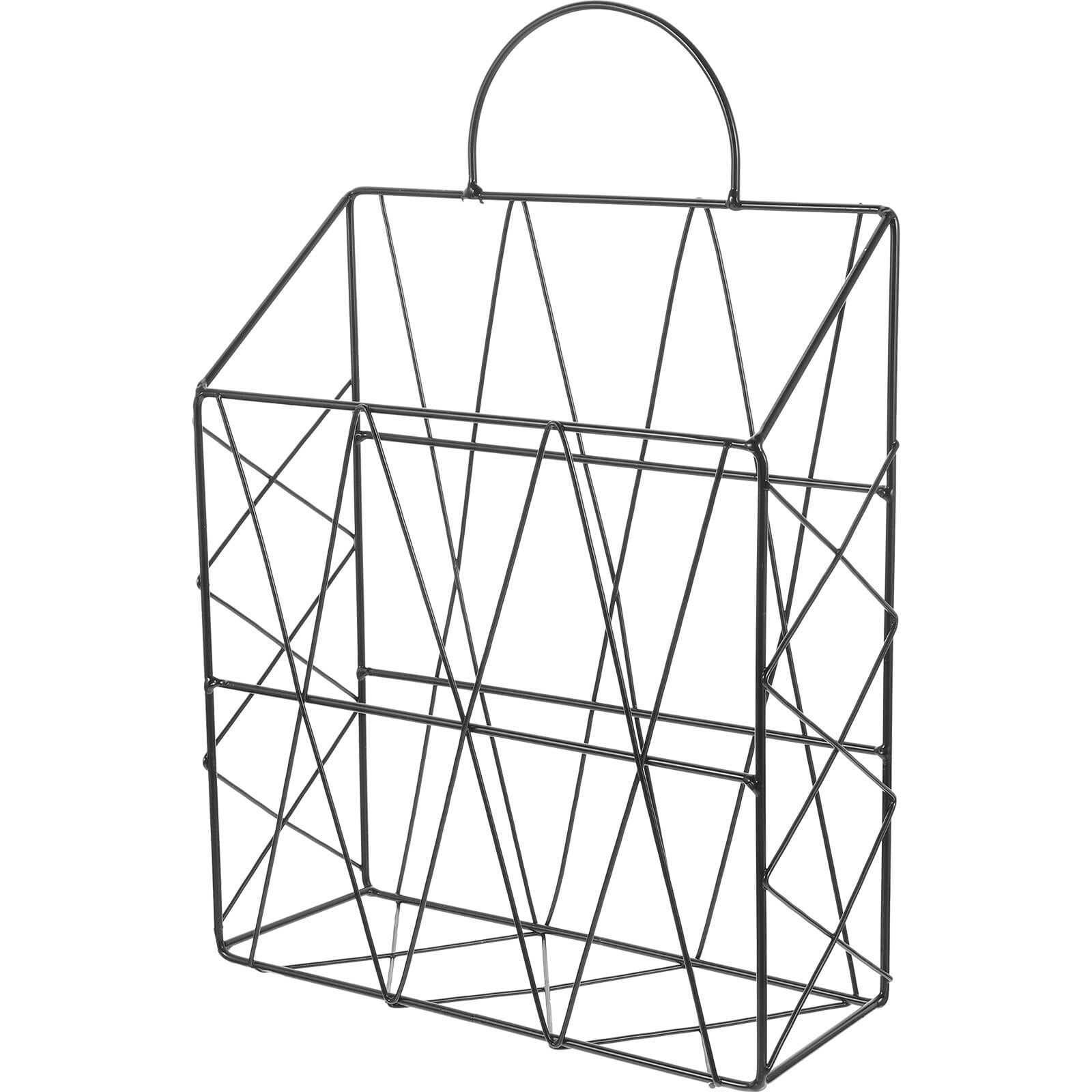 MLINS Black Wire Magazine Holder Portable Newspaper Rack - Walmart.com