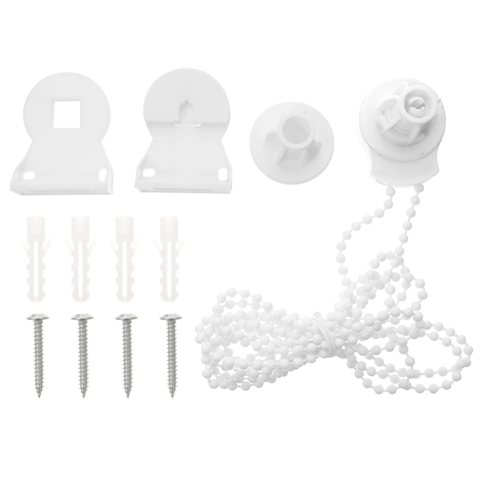 MLINS Blackout Roller Shutter Head Roller Blind Screws 5.4X4CM White ...