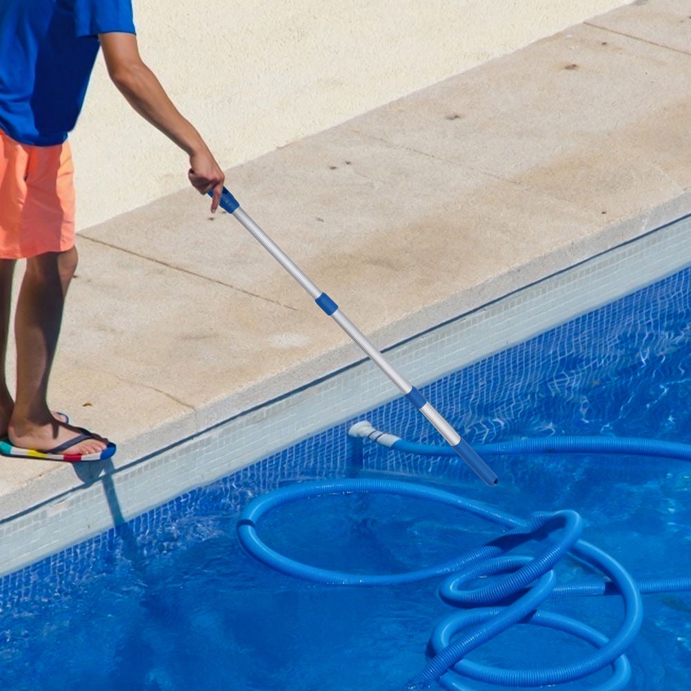 LIFKOME Skimmer Net Pole Metal 2Pcs 34.58X1.18X1.18In - Walmart.com