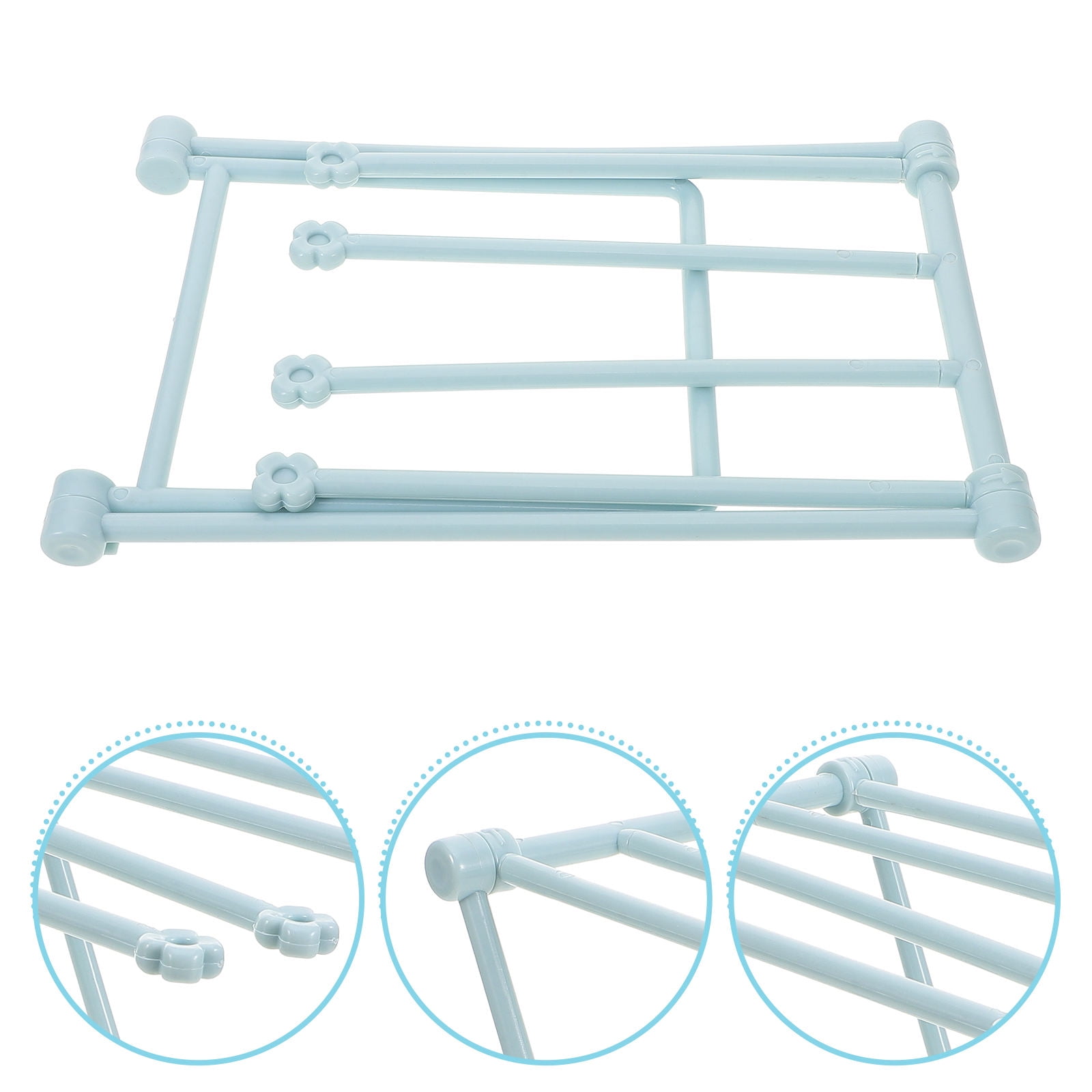 FONWILYO Dish Towel Rack Plastic 1Set For Kitchen Towel Storage ...