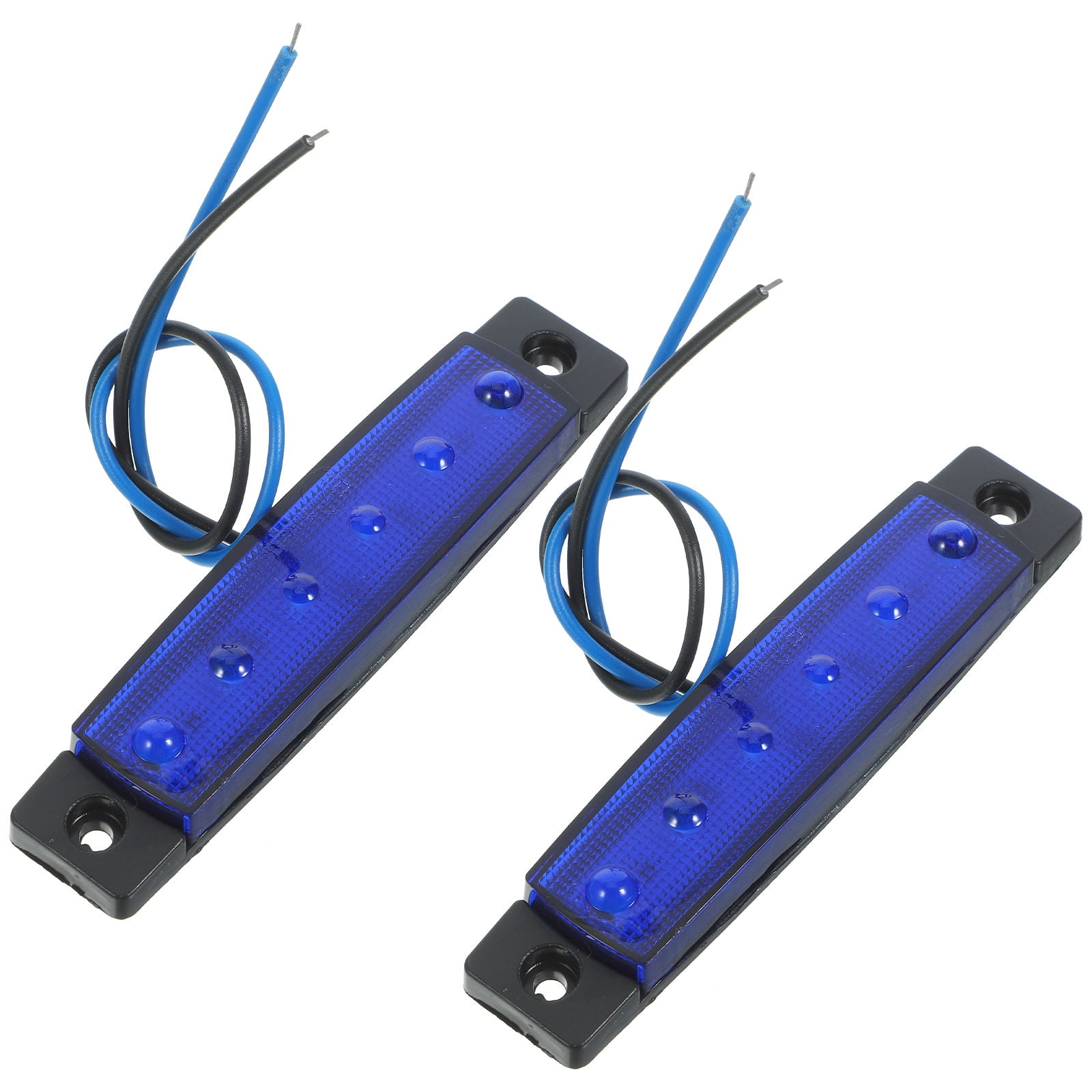 MLINS Blue LED Tail Lights for Car Lighting ABS Material Waterproof and ...