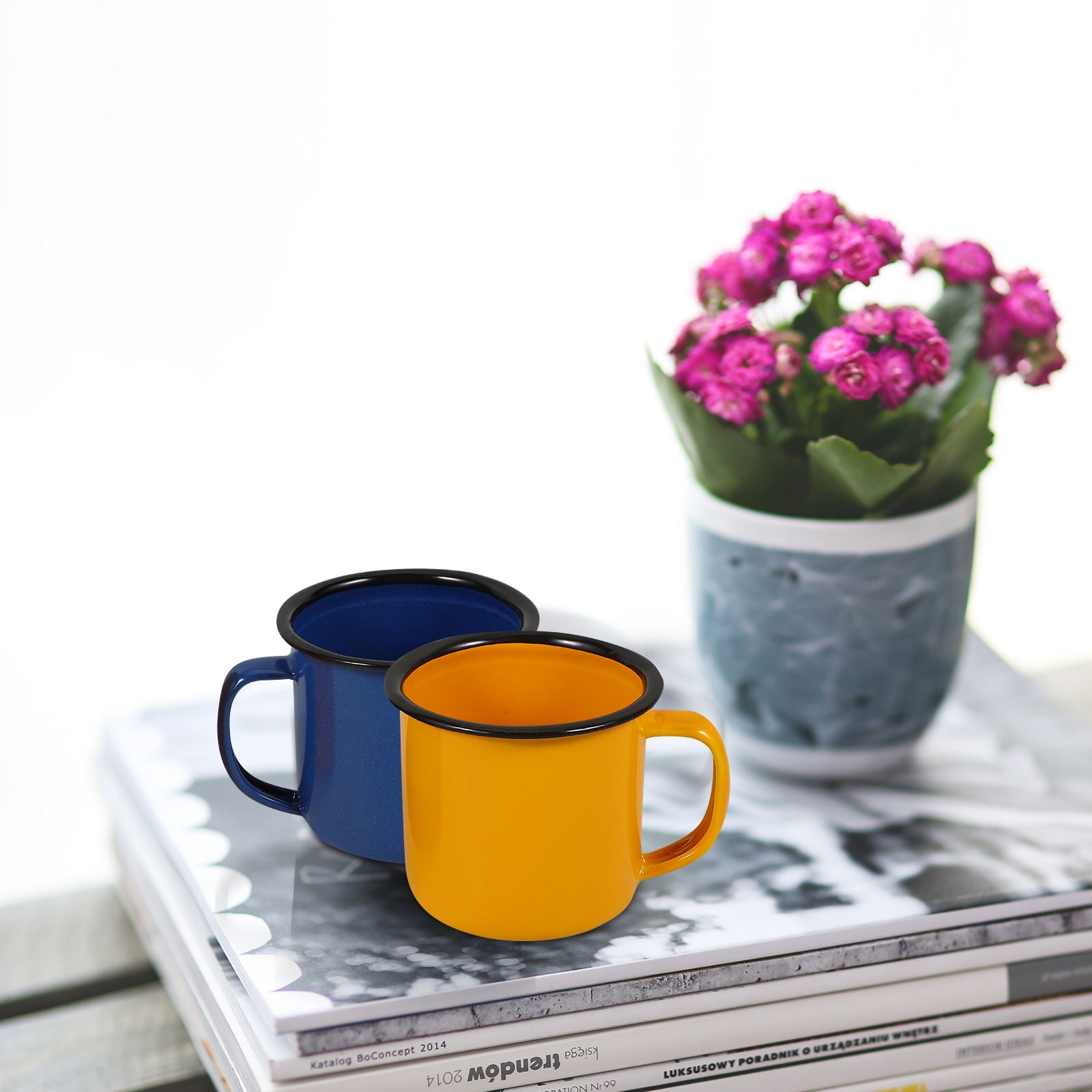 MERRYHAPY Elegant Mugs Iron 2Pcs For Special Moments - Walmart.com