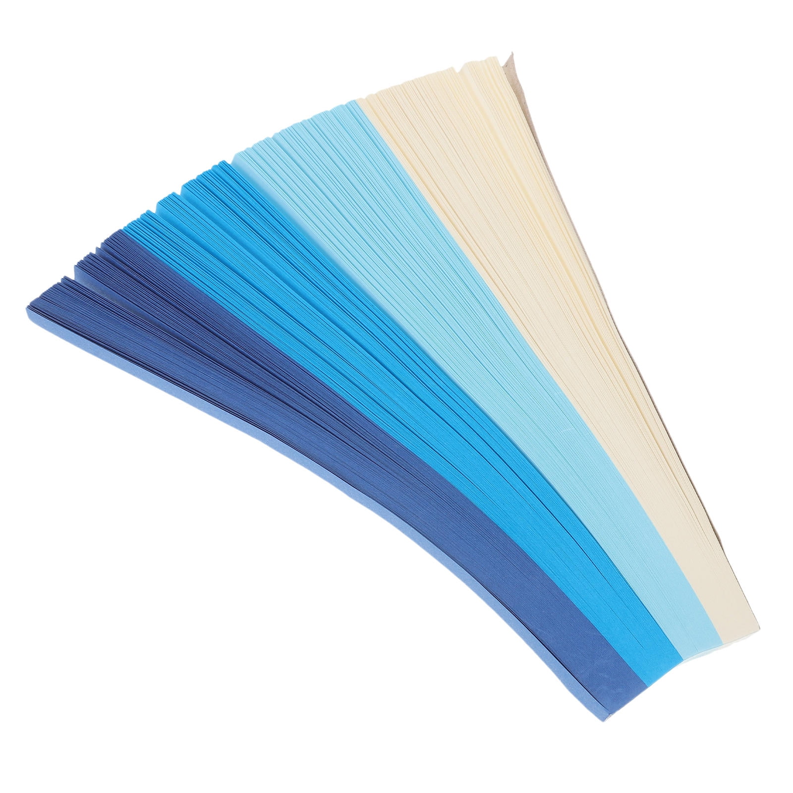 MLINS Blue Origami Paper Strips for DIY Crafts and Art Projects ...
