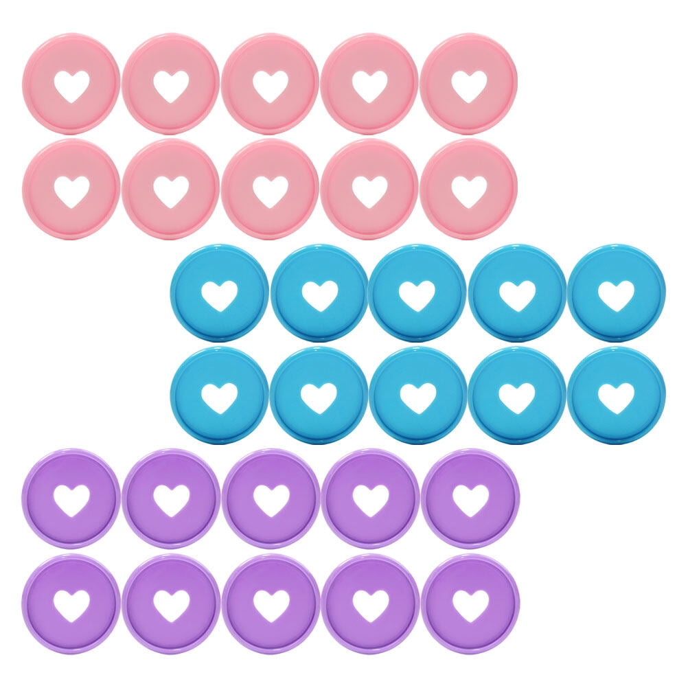 MLINS Blue Plastic Heart Binding Discs for Fixing Use Lightweight and ...