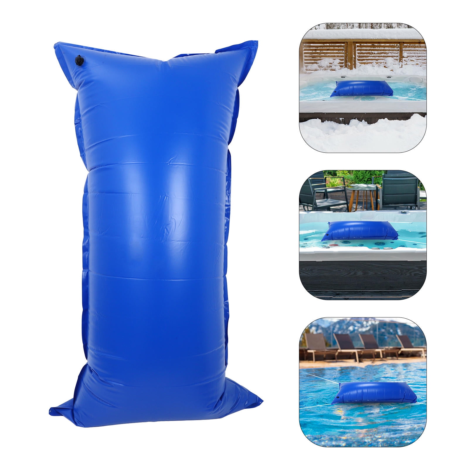 MLINS Blue Swimming Pool Pillow for Winter Use Made of Durable PVC ...