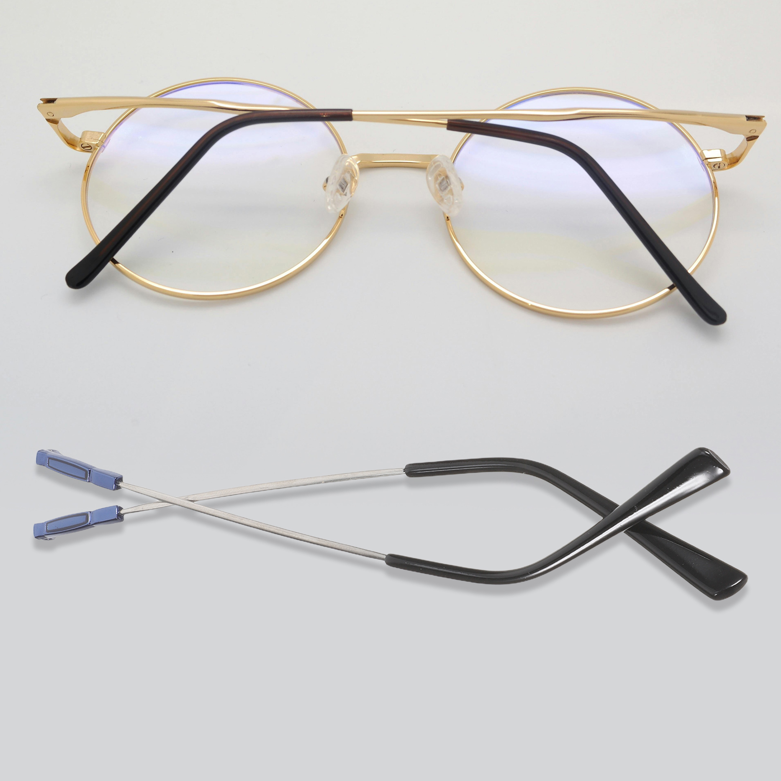 MLINS Blue Universal Eyeglass Arm Replacement Metal Temple for Glasses ...