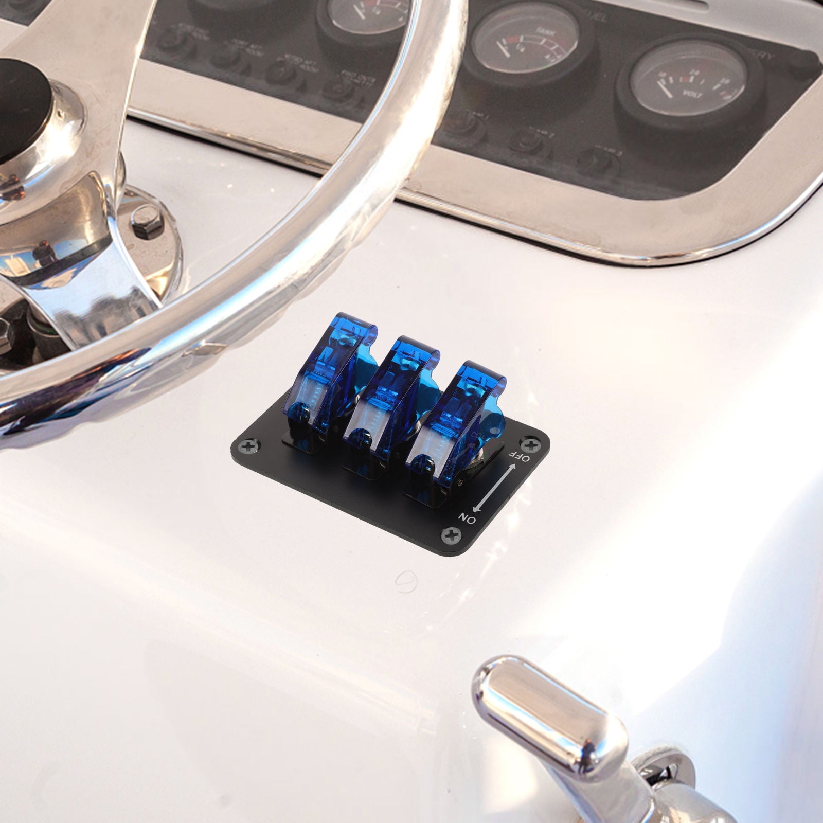 MLINS Boat Toggle Rocker Switch Marine Toggle Switch 12 Volt On Off ...