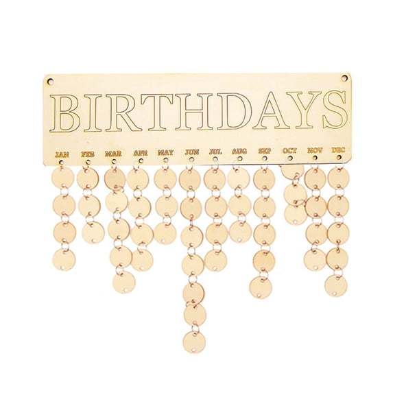 MLINS Bohemian Birthday Calendar Board Festival Calendar DIY Calendar ...