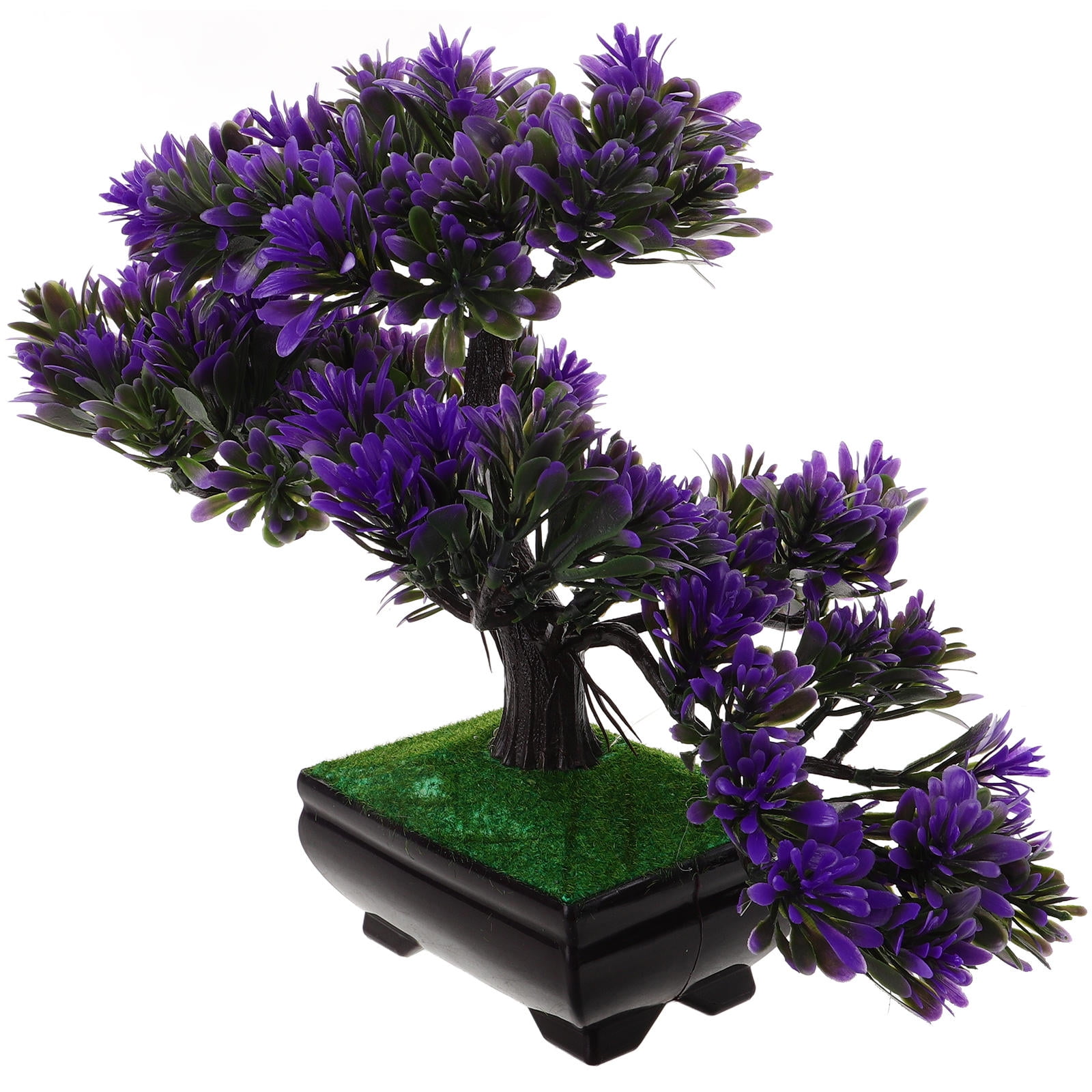 MLINS Bonsai Tree Simulated Welcoming Pine Potted Plant - Walmart.com